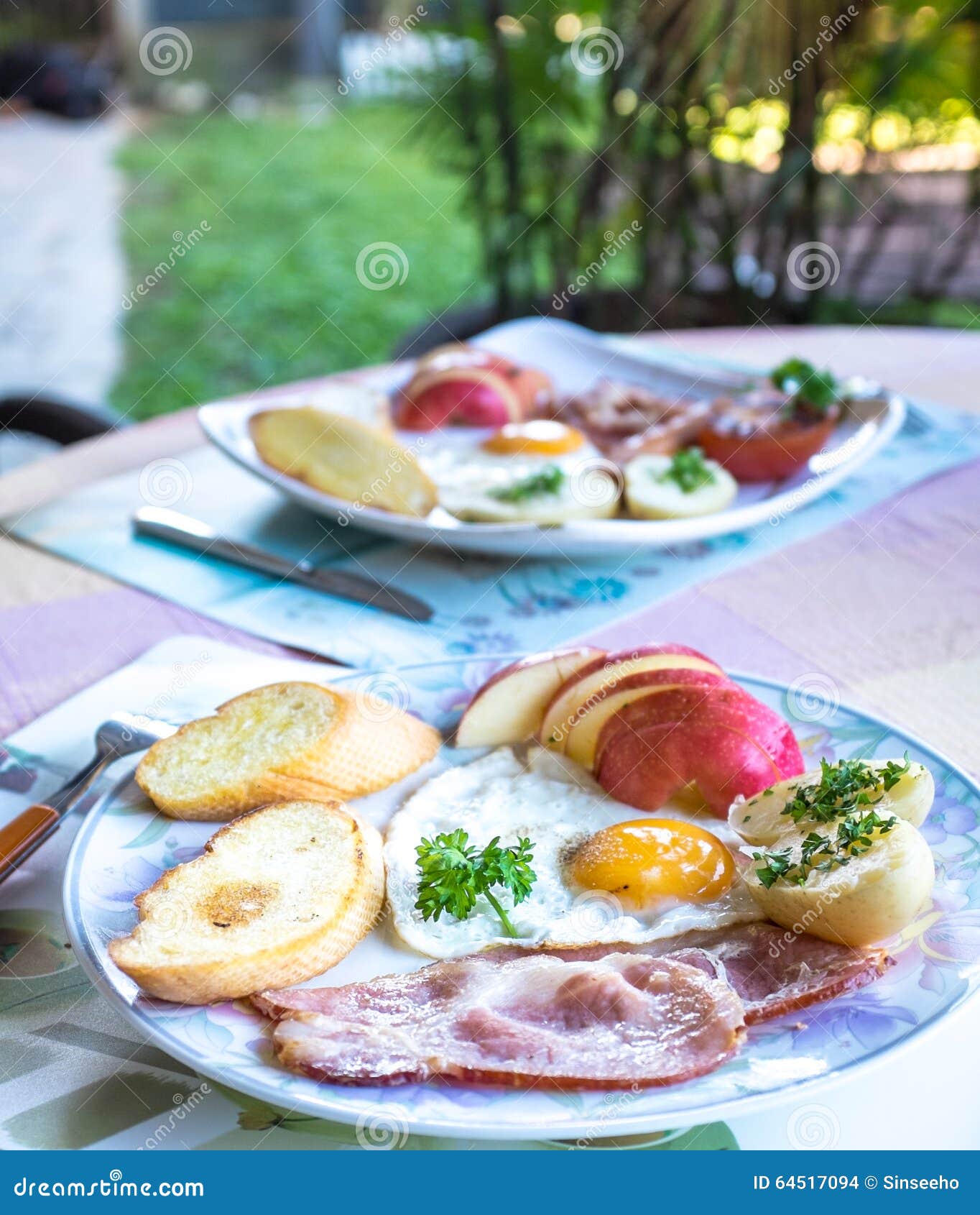Yummy Big Breakfast stock photo. Image of heavy, meat - 64517094