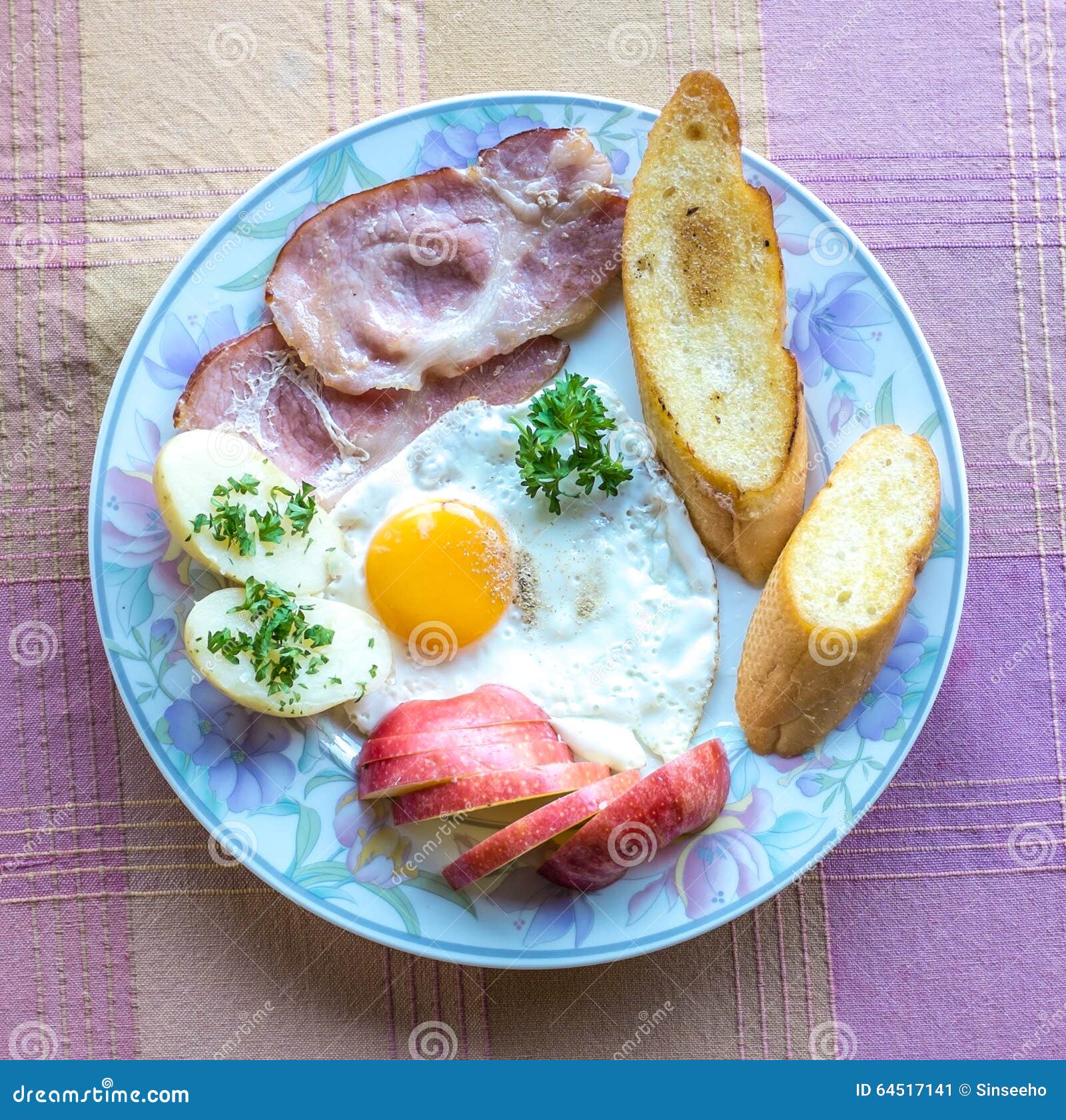 Yummy Big Breakfast stock image. Image of brunch, healthy - 64517141