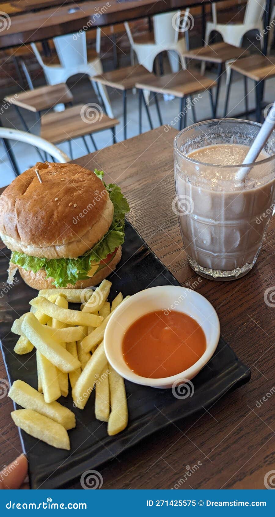Yummy stock image. Image of dish, hamburger, lunch, meat - 271425575
