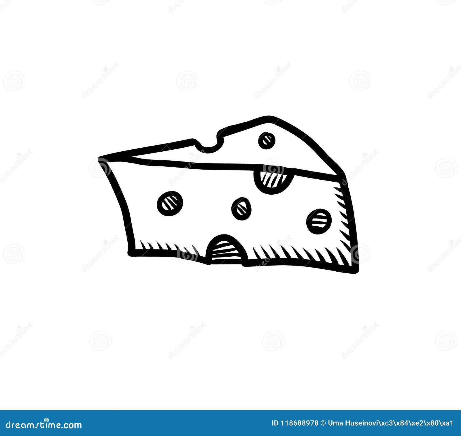 Yummy Cheese Doodle stock illustration. Illustration of doodle - 118688978