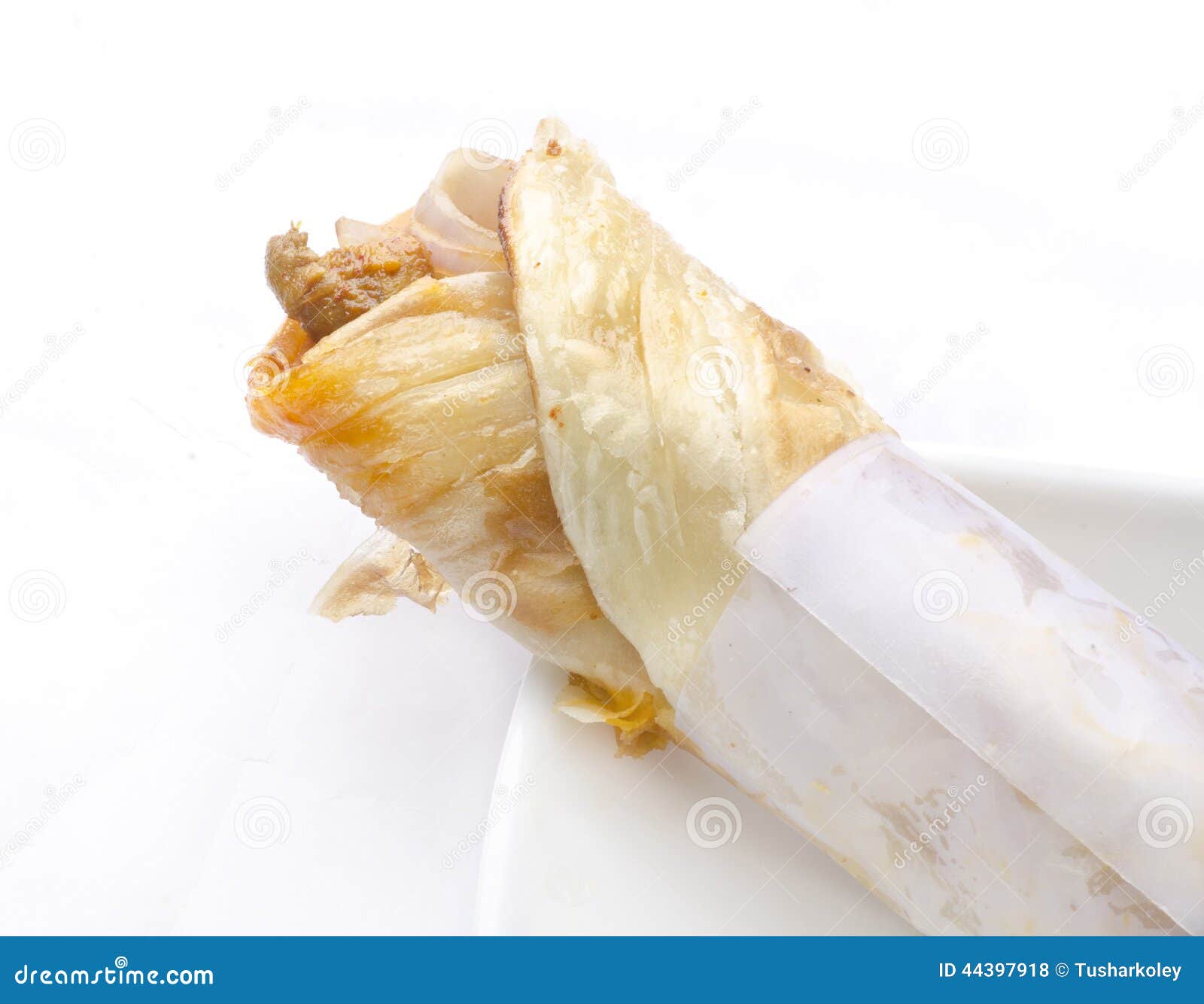Chicken Roll With Dip Served In Dish Isolated On Table Top View ...