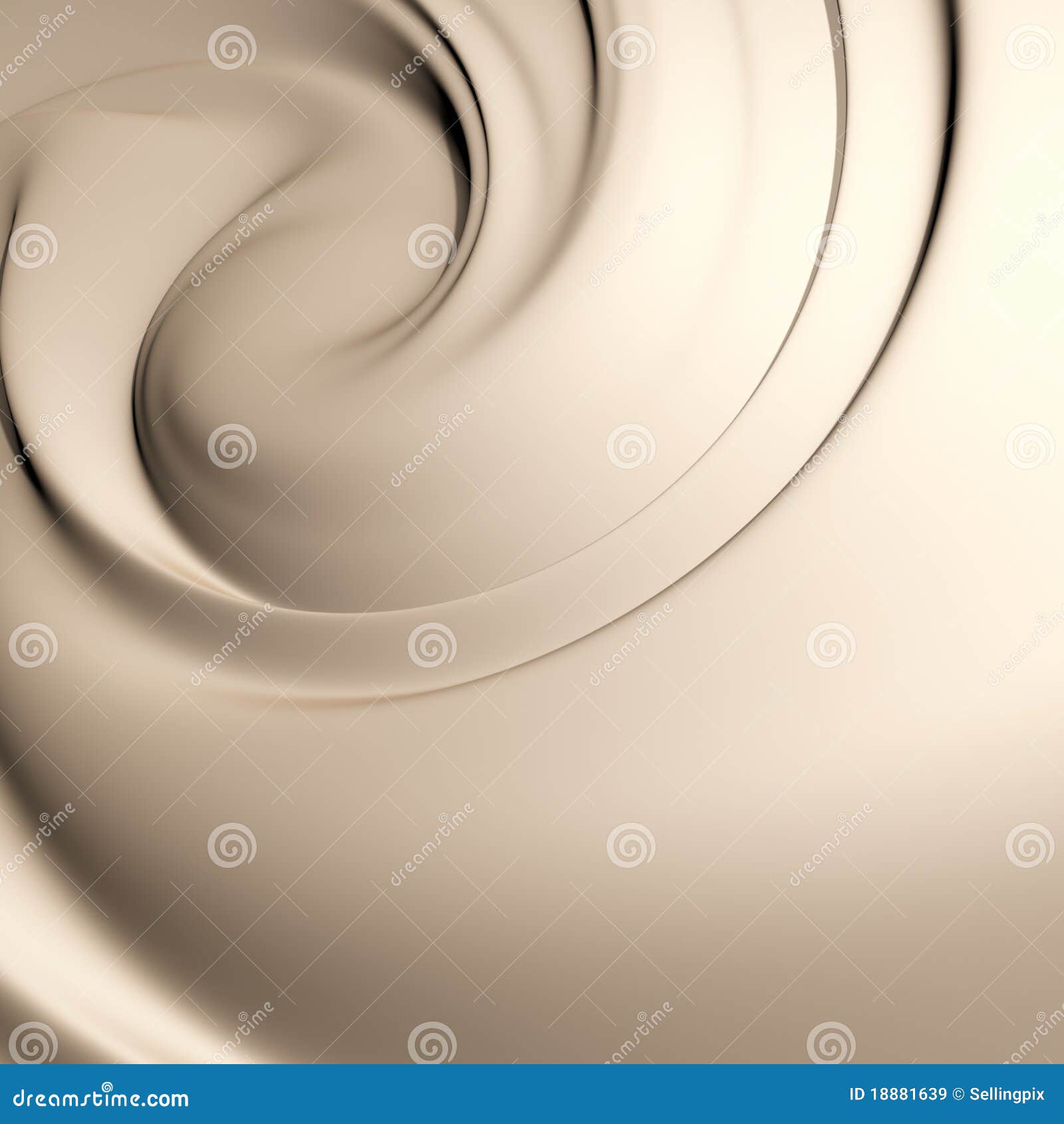 Yummy creamy swirl stock illustration. Illustration of decoration ...