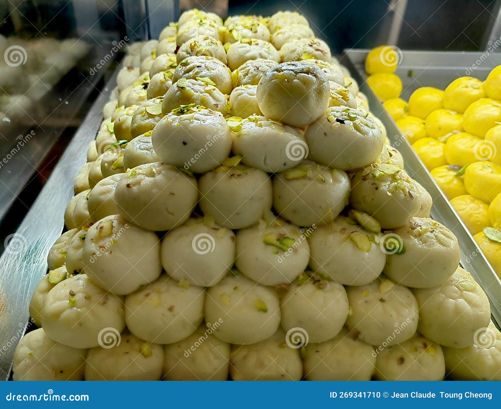 Yummy Indian Desserts in Mumbai. Stock Photo - Image of indian, food ...