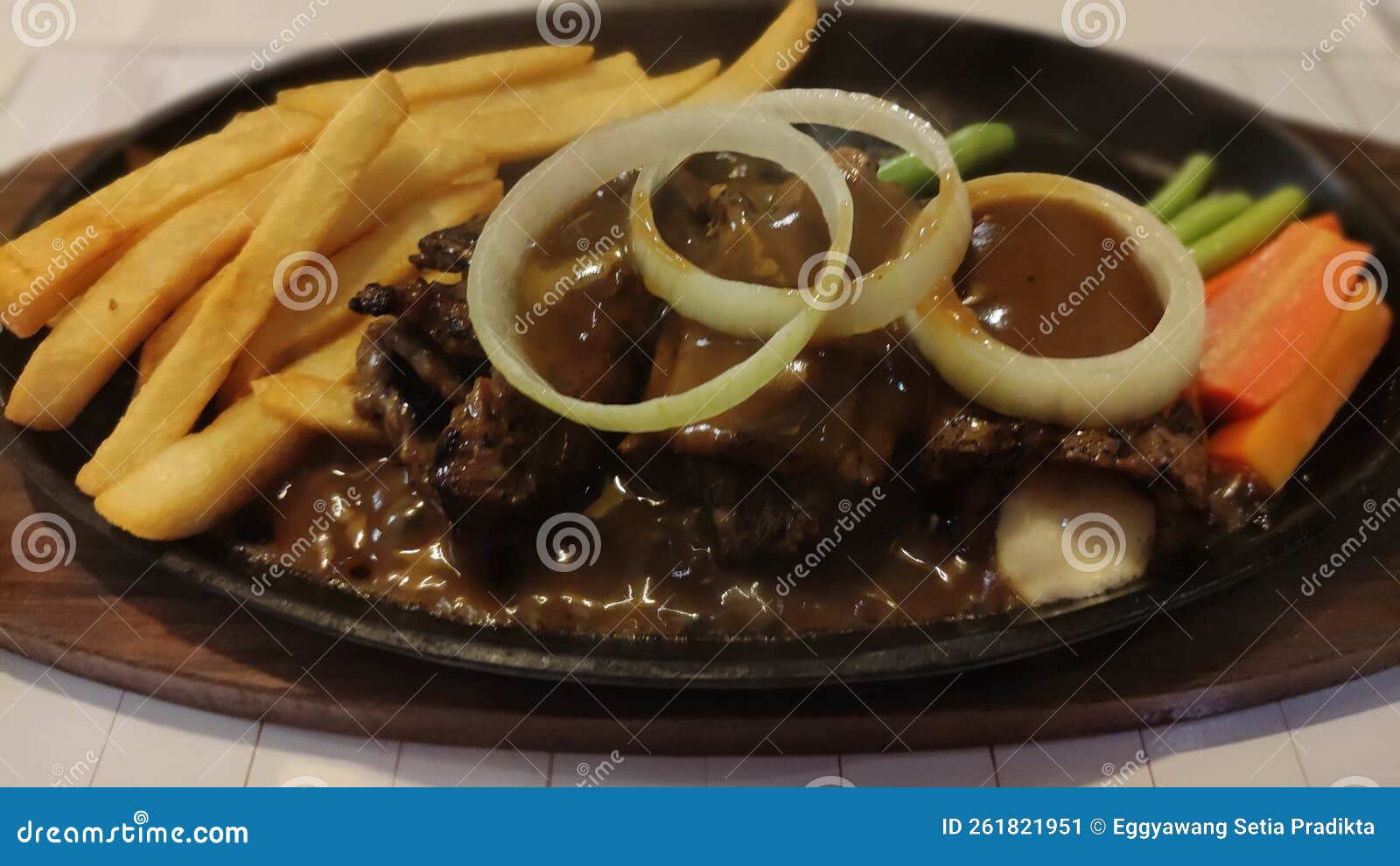 Yummy Melted Beef Steak, Full of Taste Stock Image - Image of steak ...