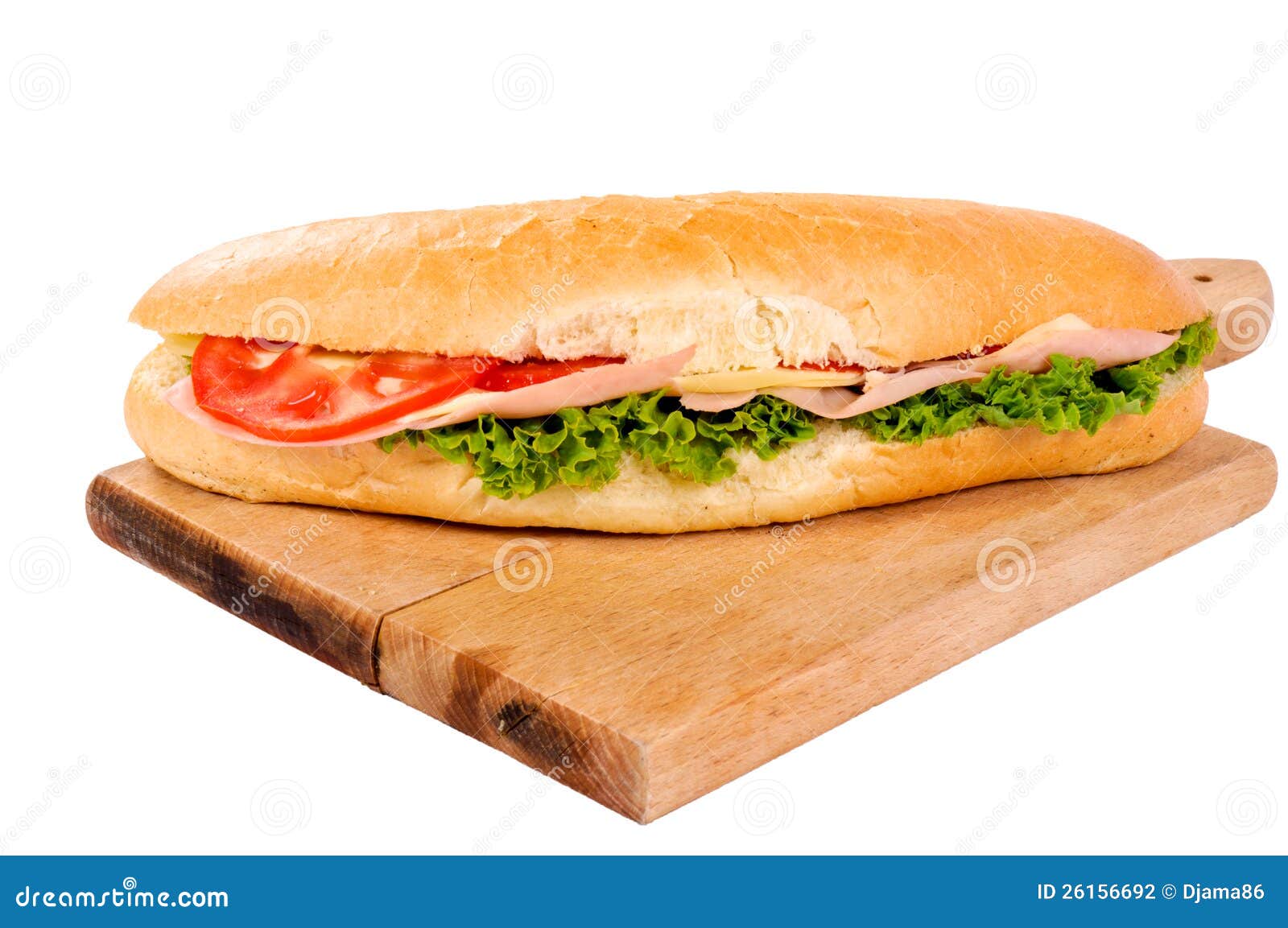 Yummy sandwich stock photo. Image of bread, long, onion - 26156692
