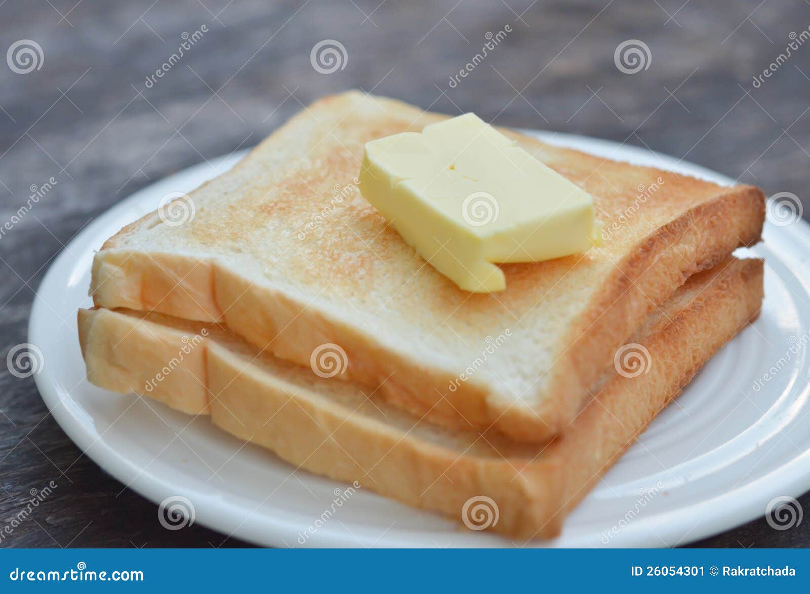 Yummy toast stock image. Image of toast, diet, butter - 26054301