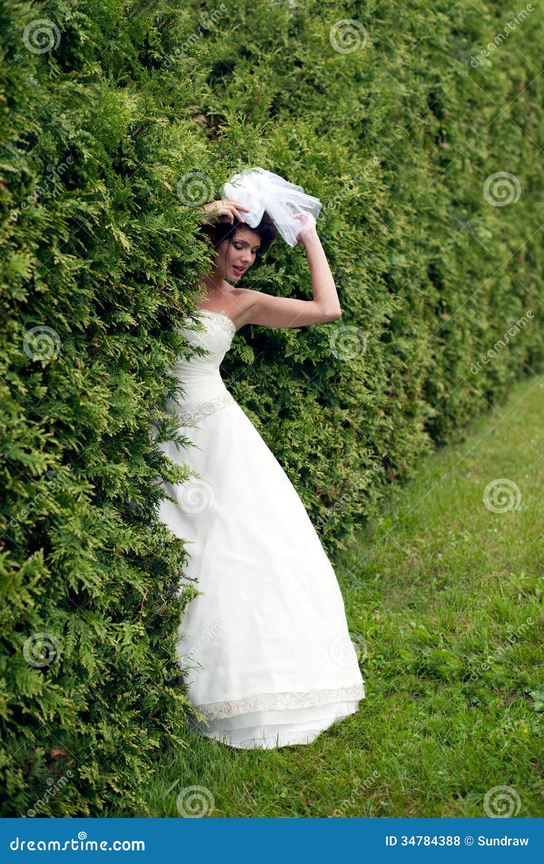 Yung Princess Walking in Garden Stock Photo - Image of beauty, fairy ...