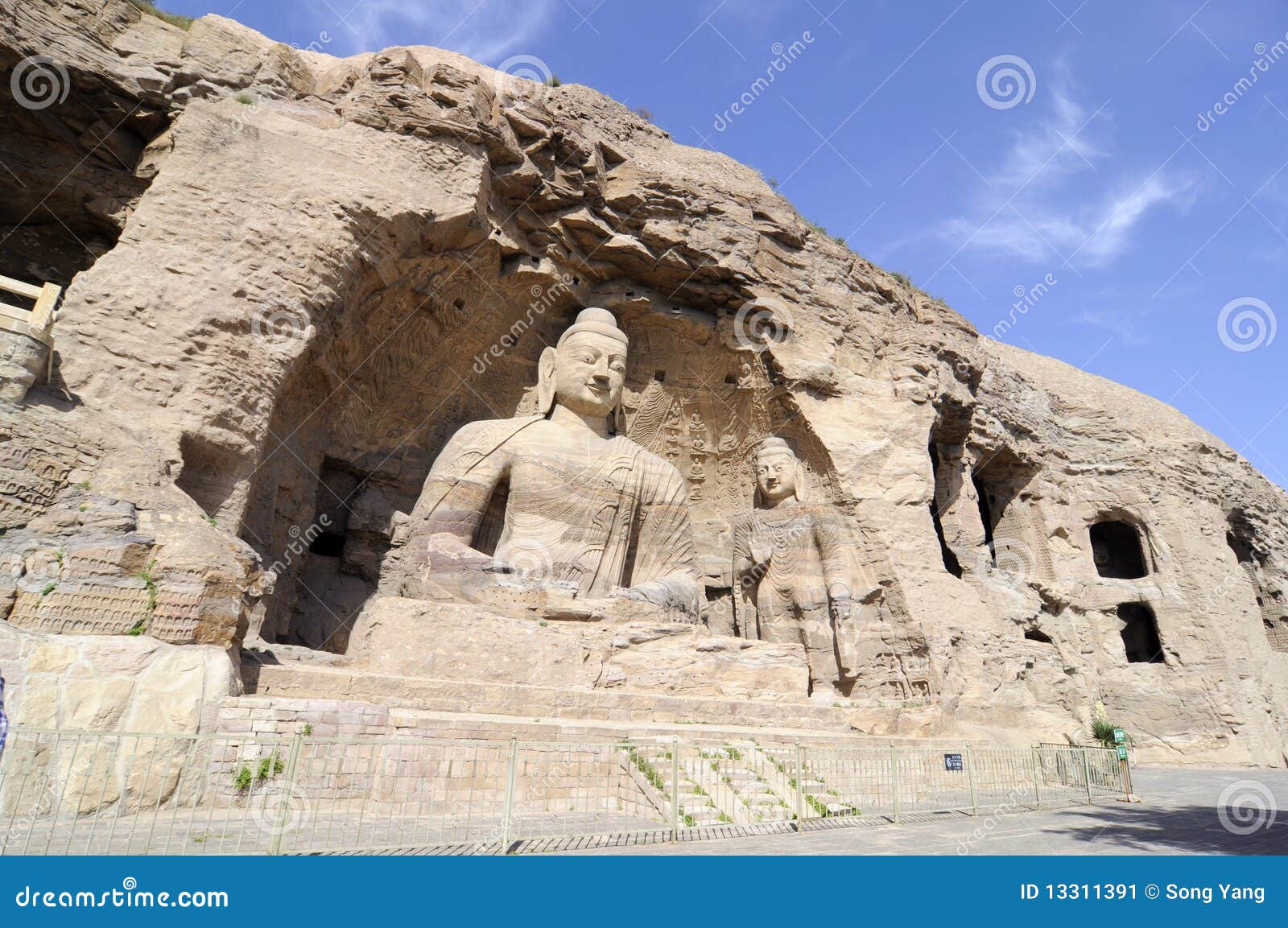 YUNGANG CAVES stock image. Image of travel, sculpture - 13311391