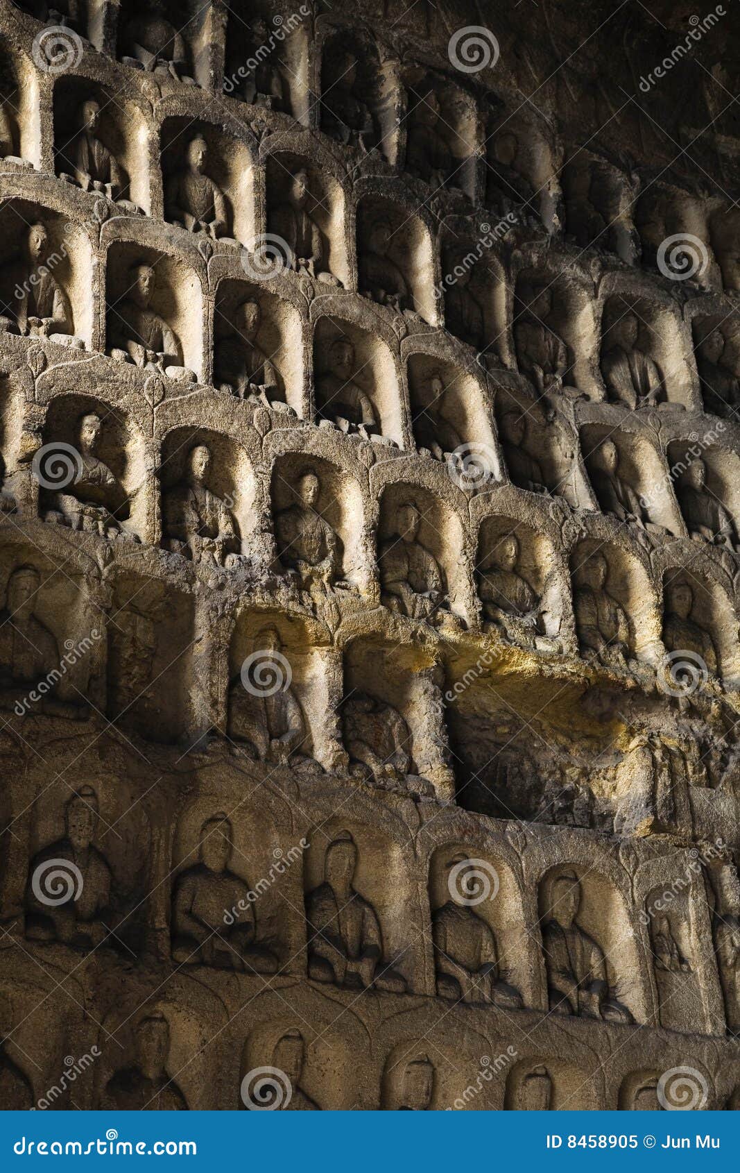 Yungang de grottes image stock. Image du nature, asie - 8458905