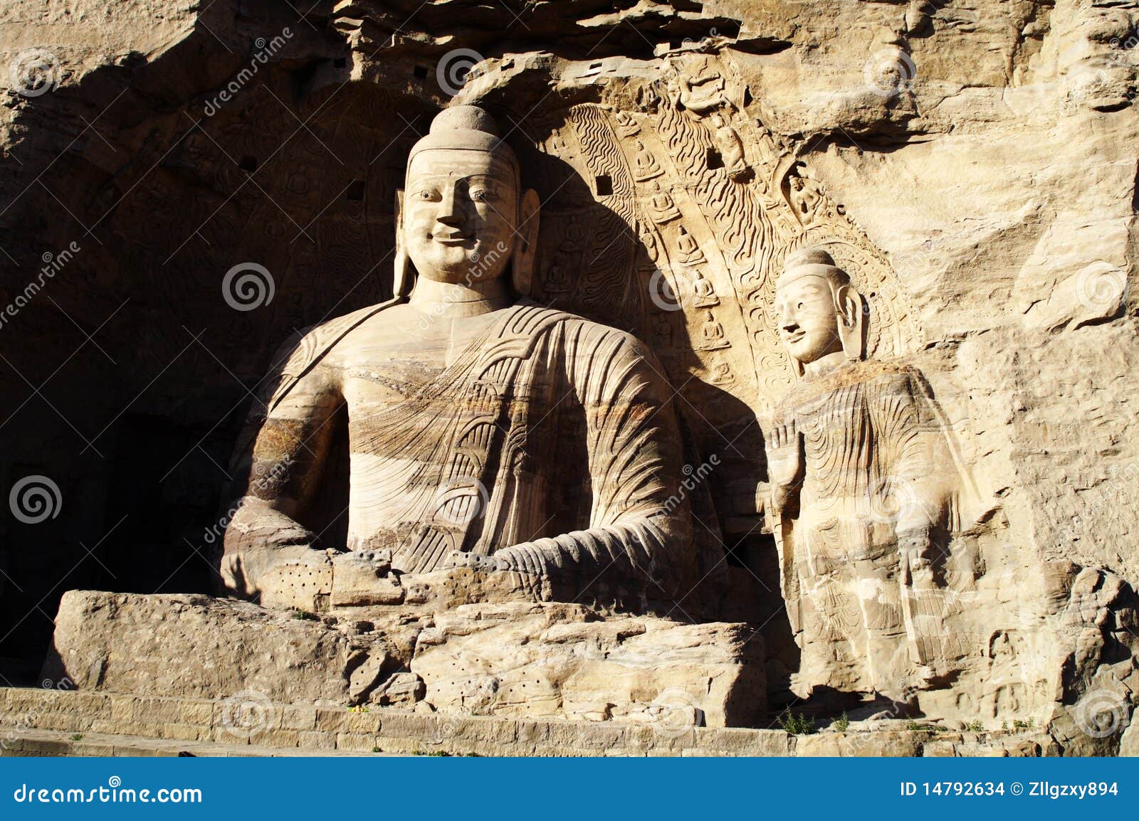 Yungang Grottoes stock photo. Image of grand, chinese - 14792634