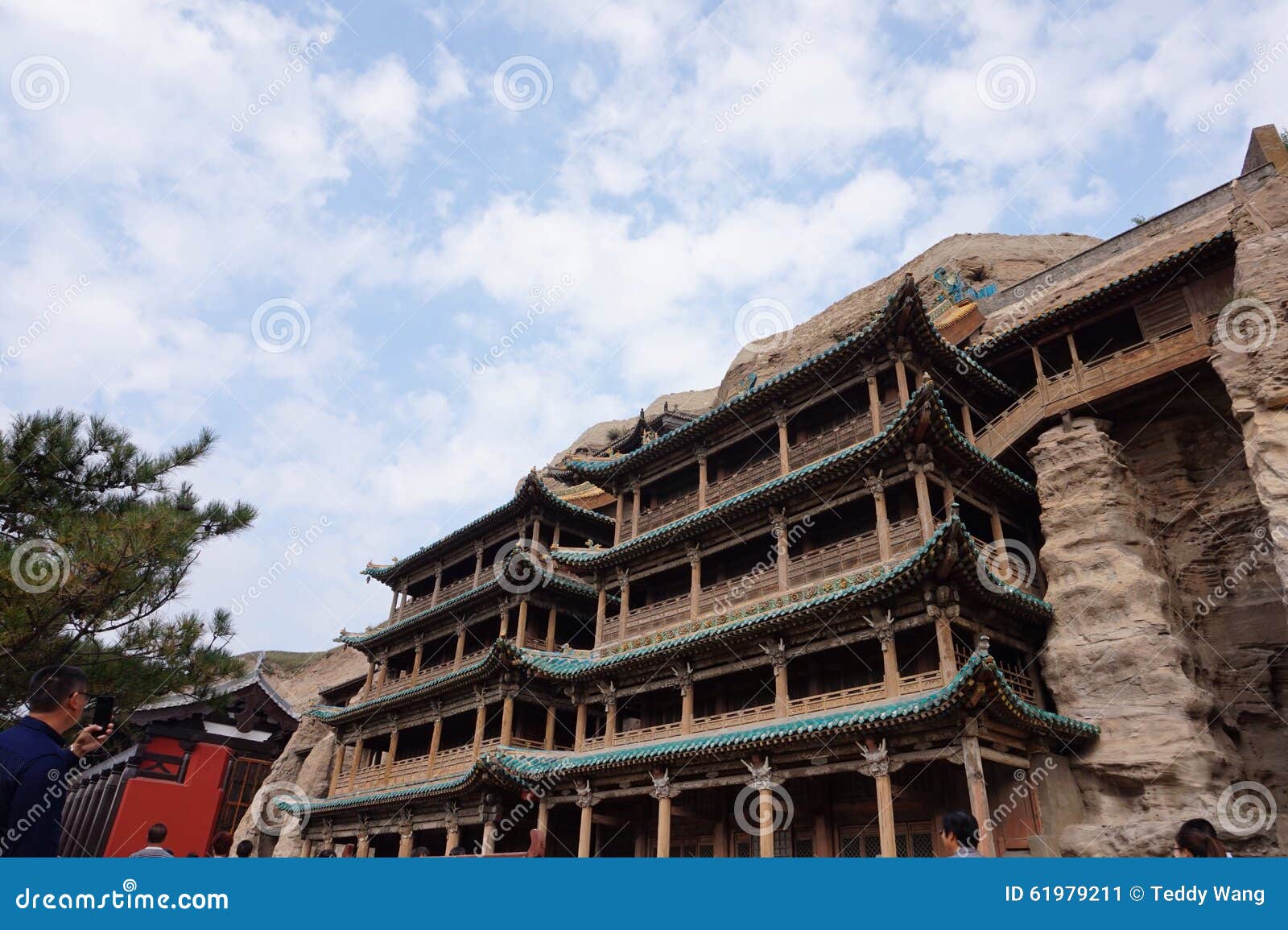 Yungang Grottoes editorial photo. Image of facade, traditional - 61979211
