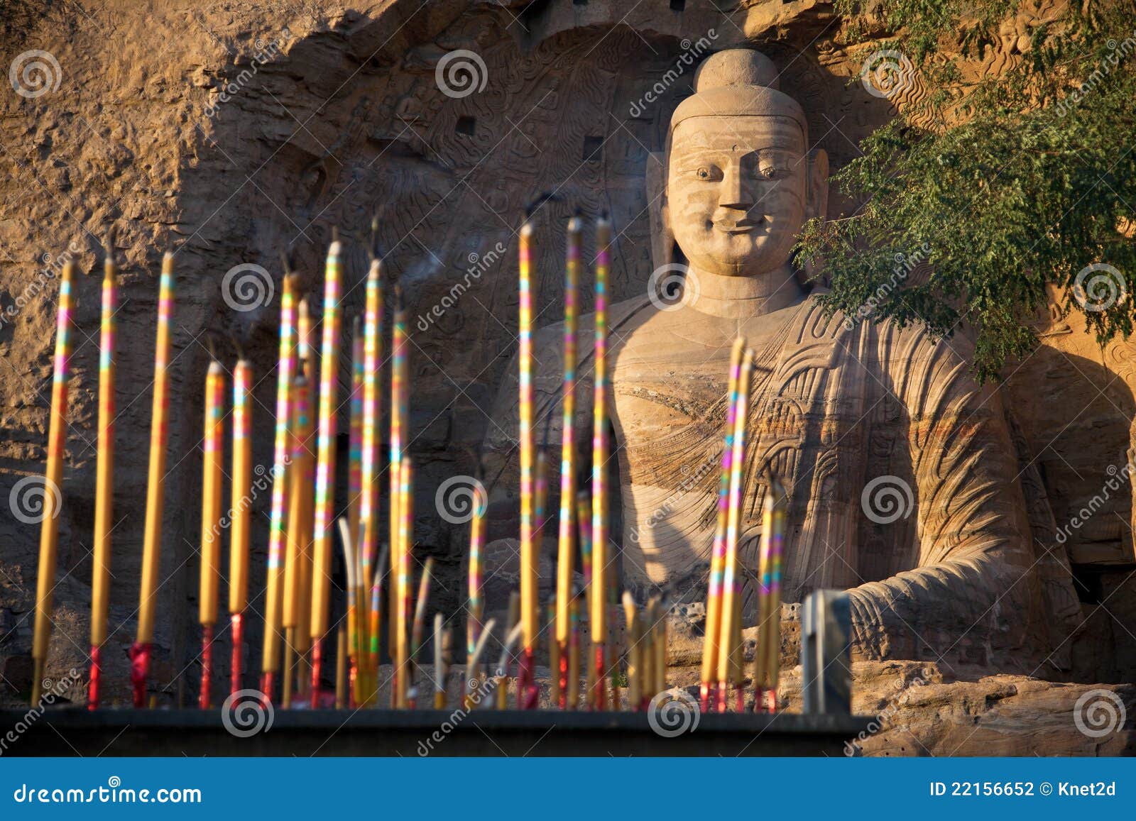 Yungang Grottoes, Datong, China Stock Photo - Image of grottoes ...