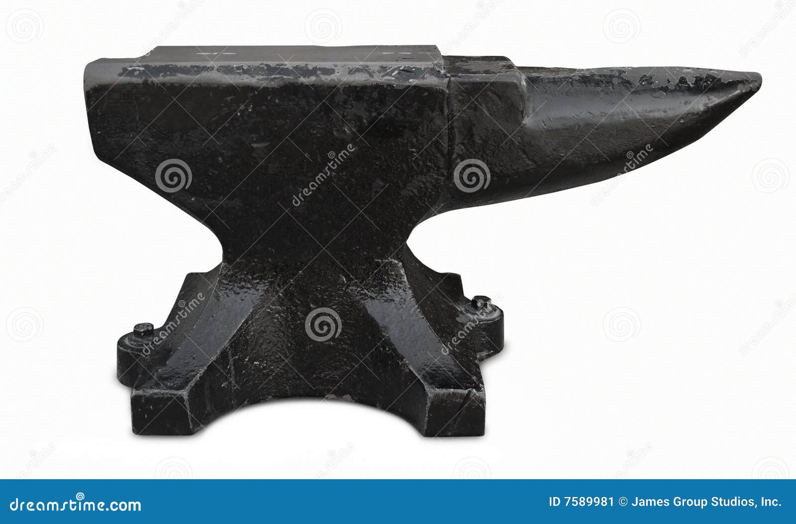 Yunque aislado imagen de archivo. Imagen de herrero, plancha - 7589981
