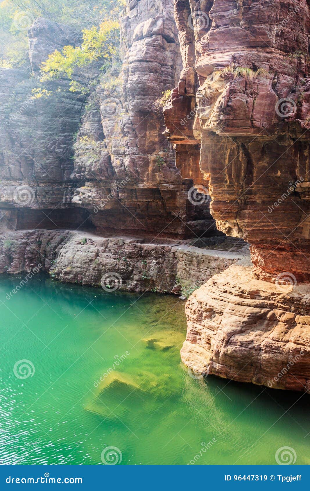 Yuntaishan stock image. Image of asia, cliff, danxia - 96447319