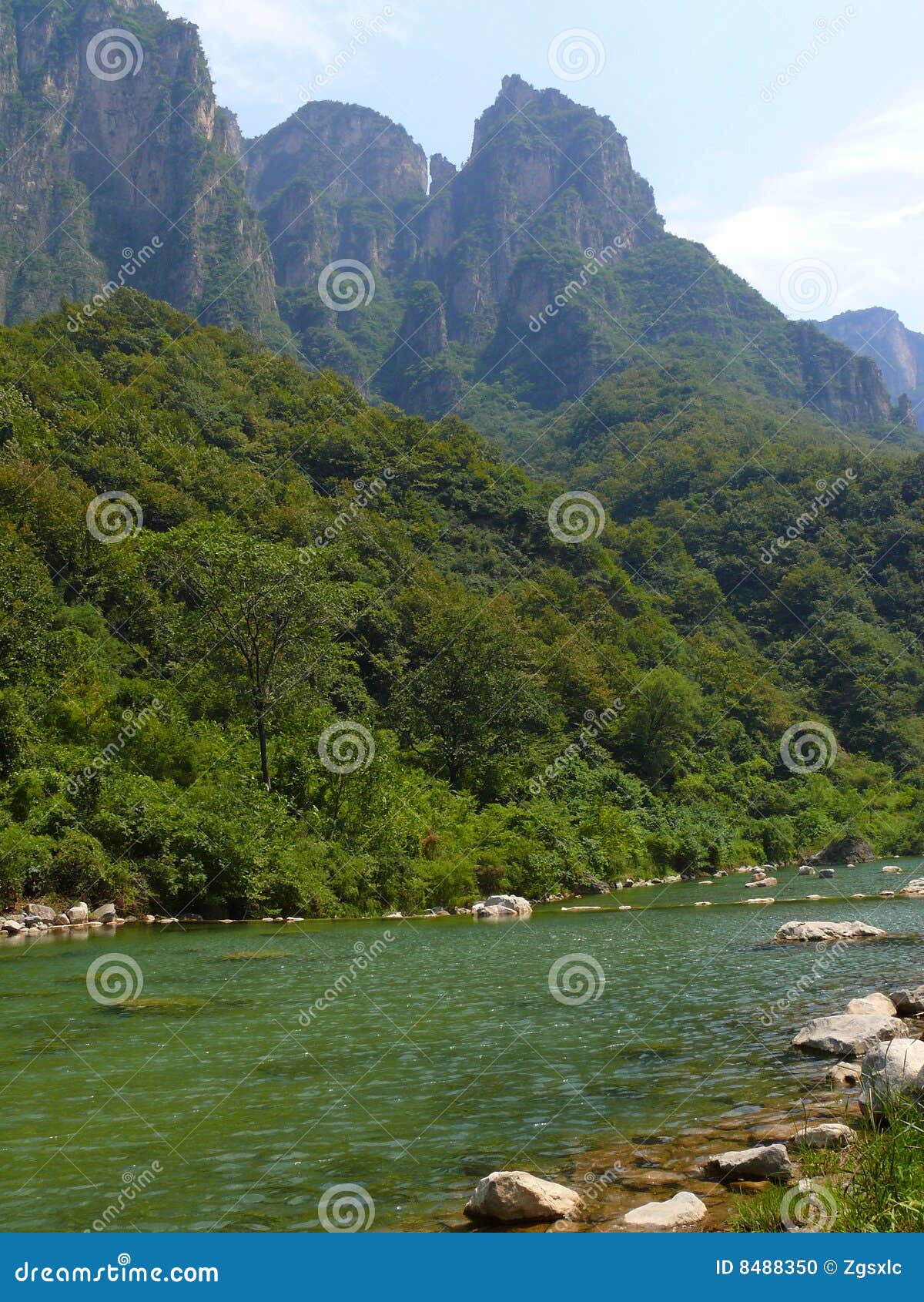 Yuntaishan landscape stock photo. Image of scenic, green - 8488350