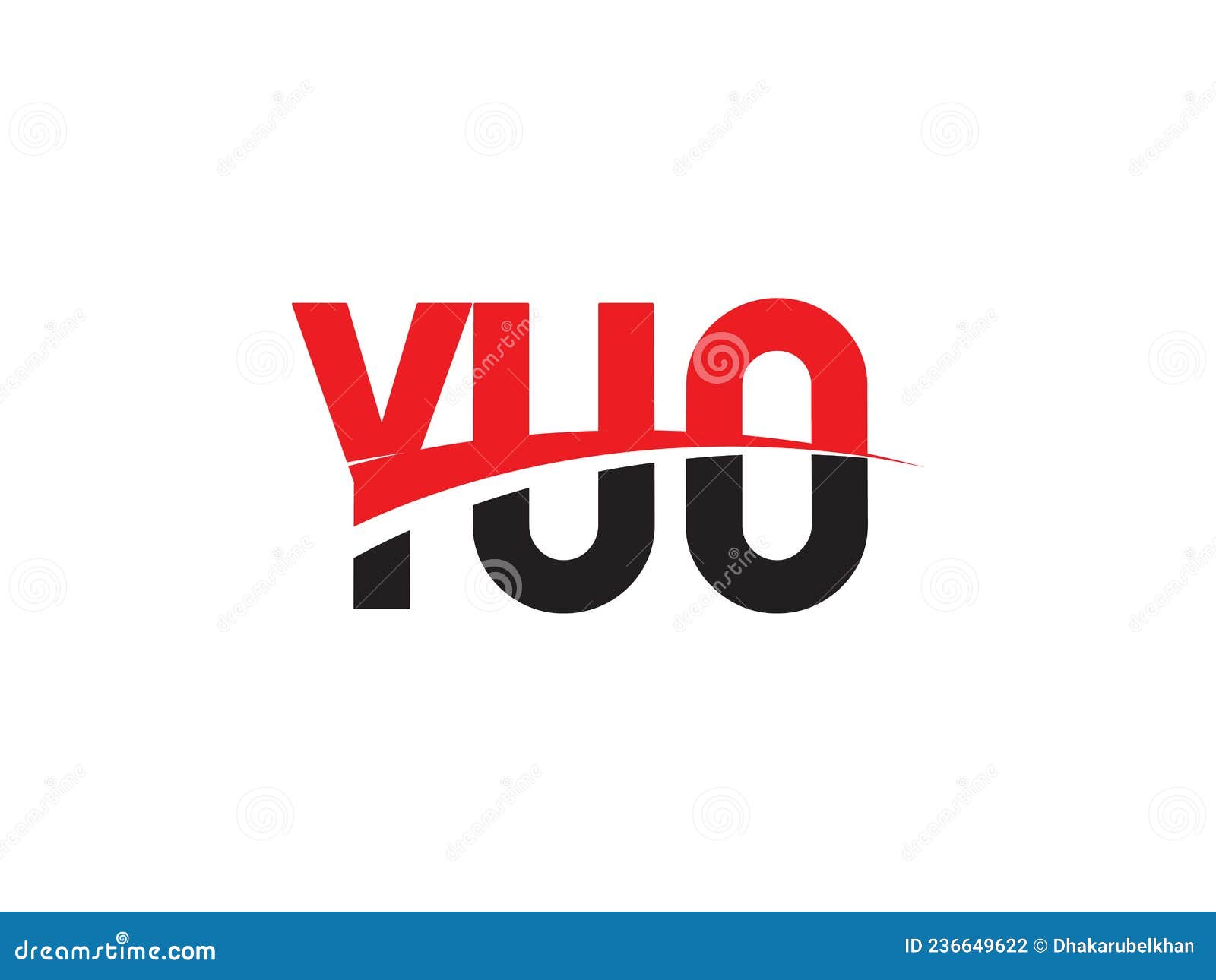 YUO Letter Initial Logo Design Vector Illustration Stock Vector ...