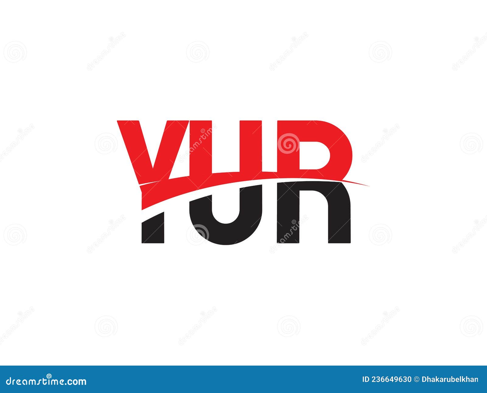 YUR Letter Initial Logo Design Vector Illustration Stock Vector ...