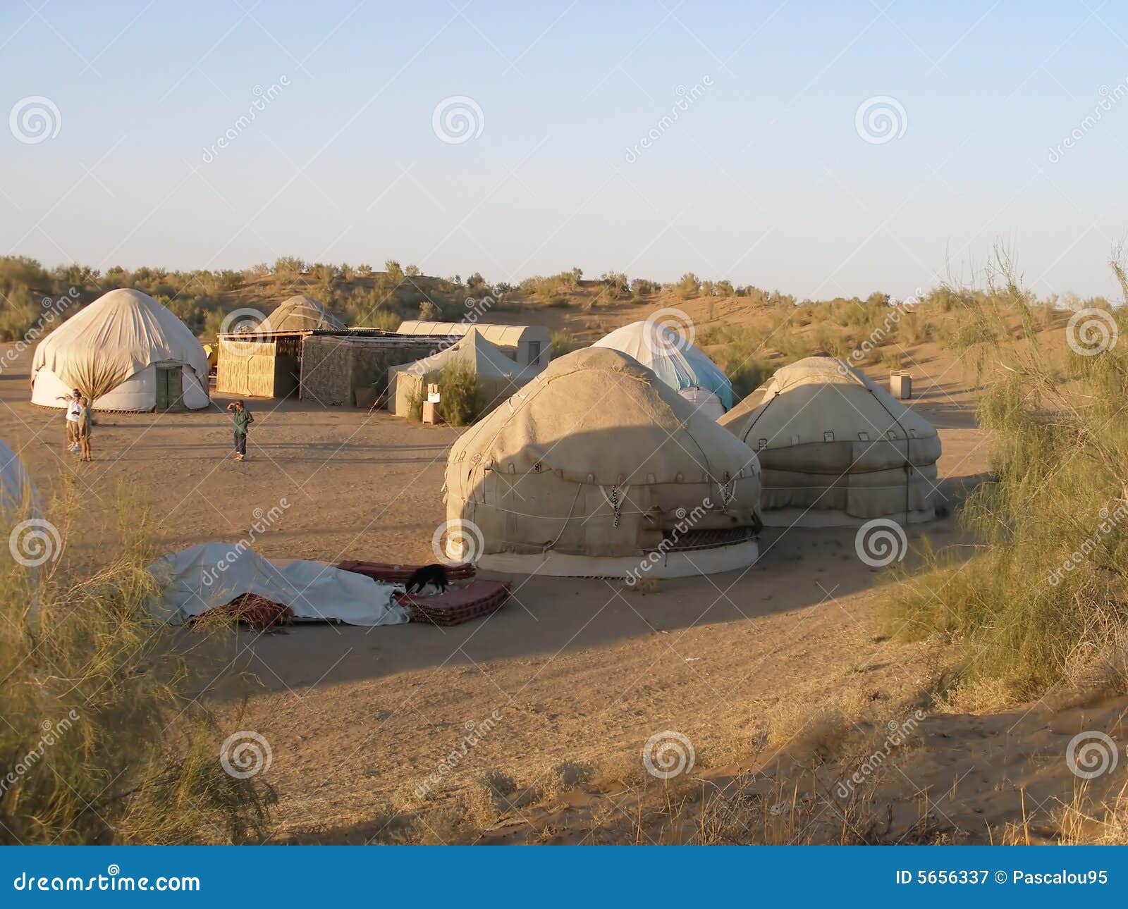 Yurt camp in Uzbekistan stock image. Image of camp, road - 5656337