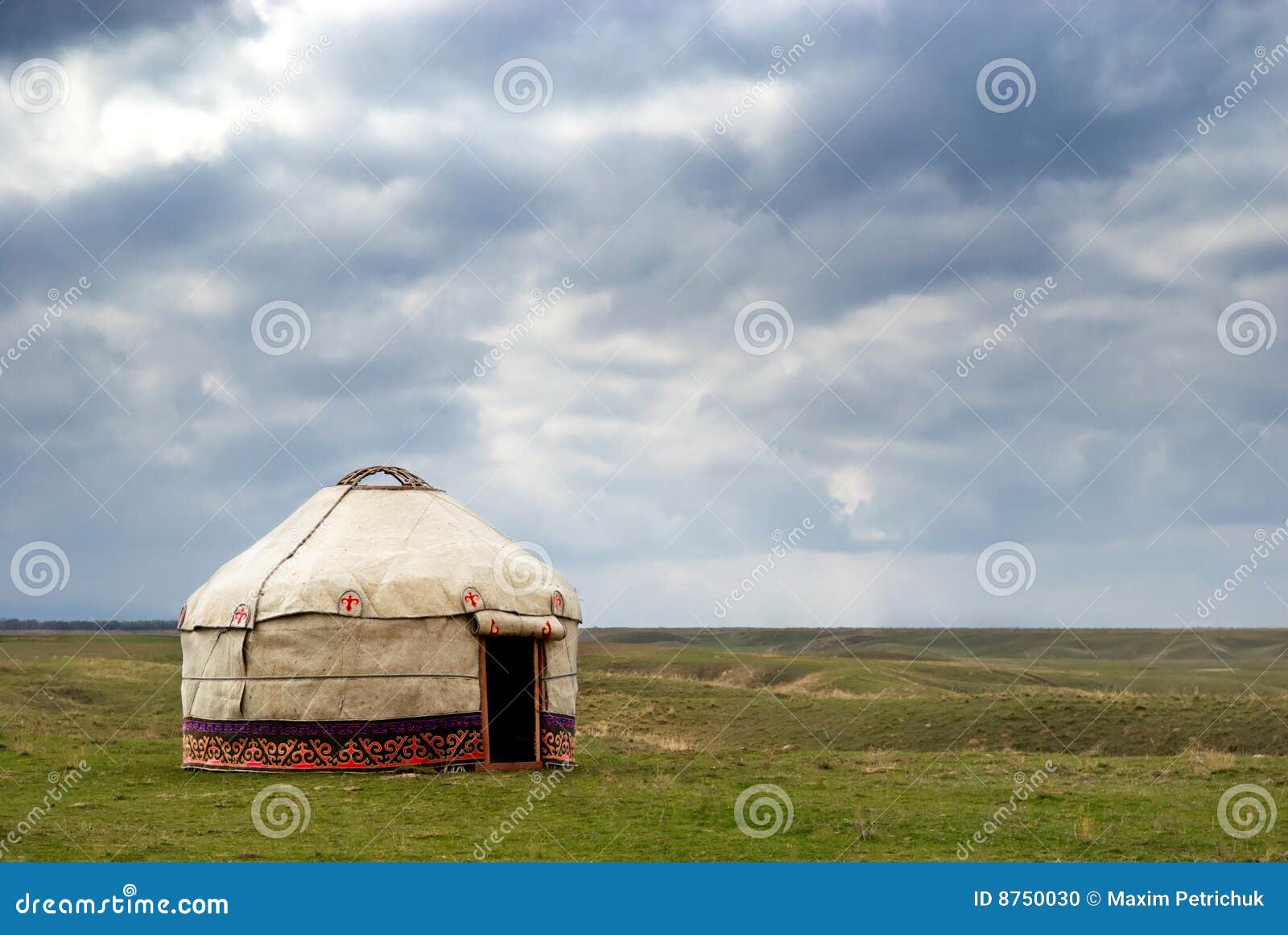 Yurt - Nomad s tent stock photo. Image of traditional - 8750030