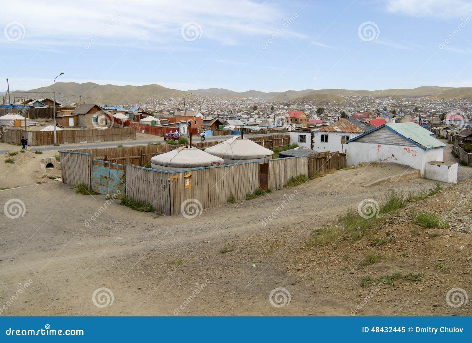 Yurts in the Suburb of Ulaanbaatar City, Mongolia. Editorial Image ...