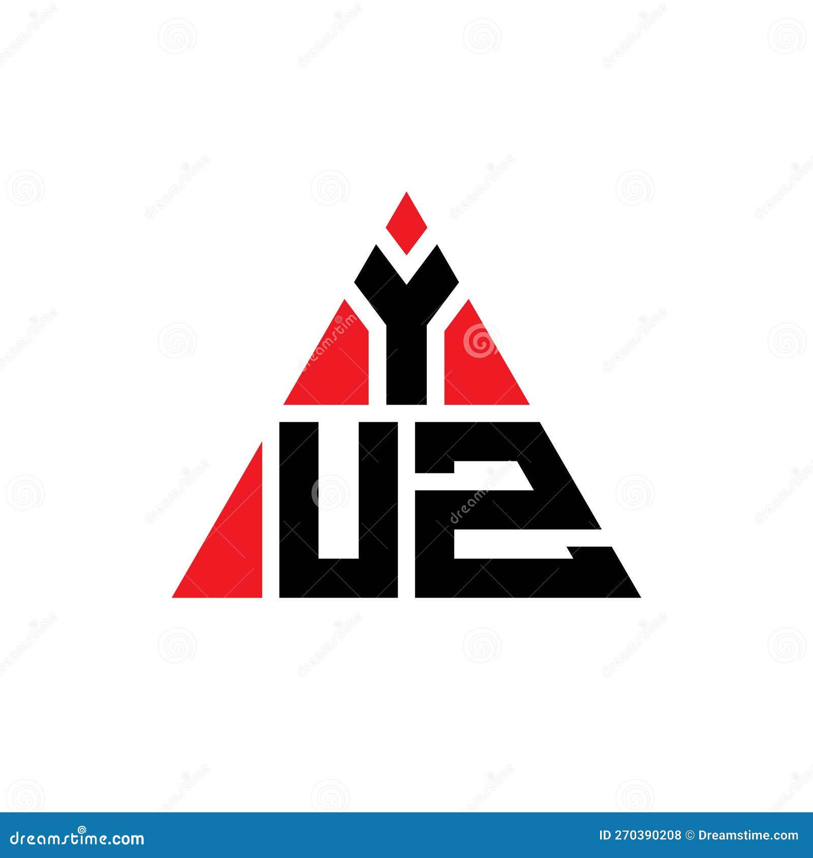 YUZ Triangle Letter Logo Design with Triangle Shape. YUZ Triangle Logo ...