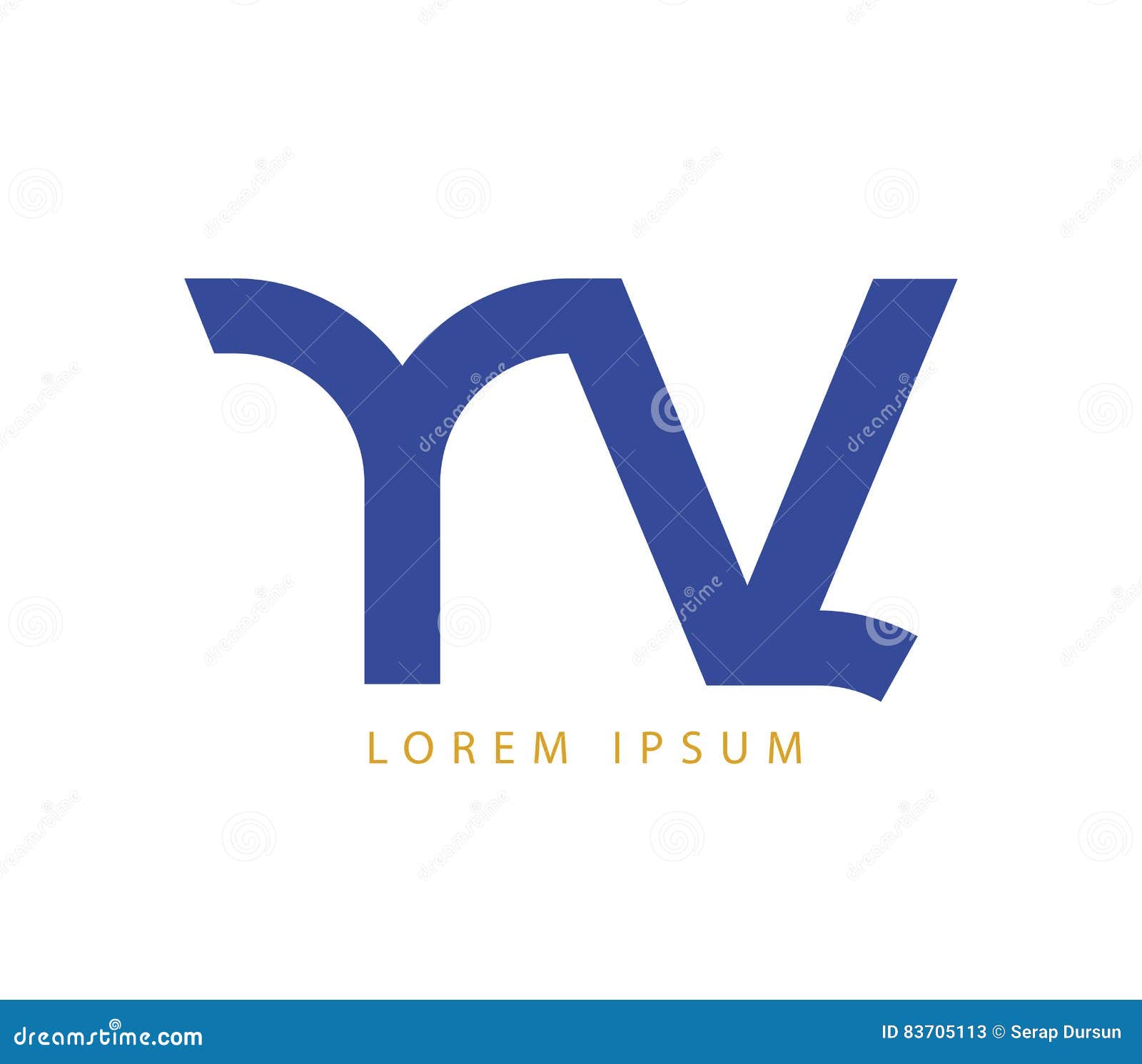 YV Logo Design Concept stock illustration. Illustration of branding ...