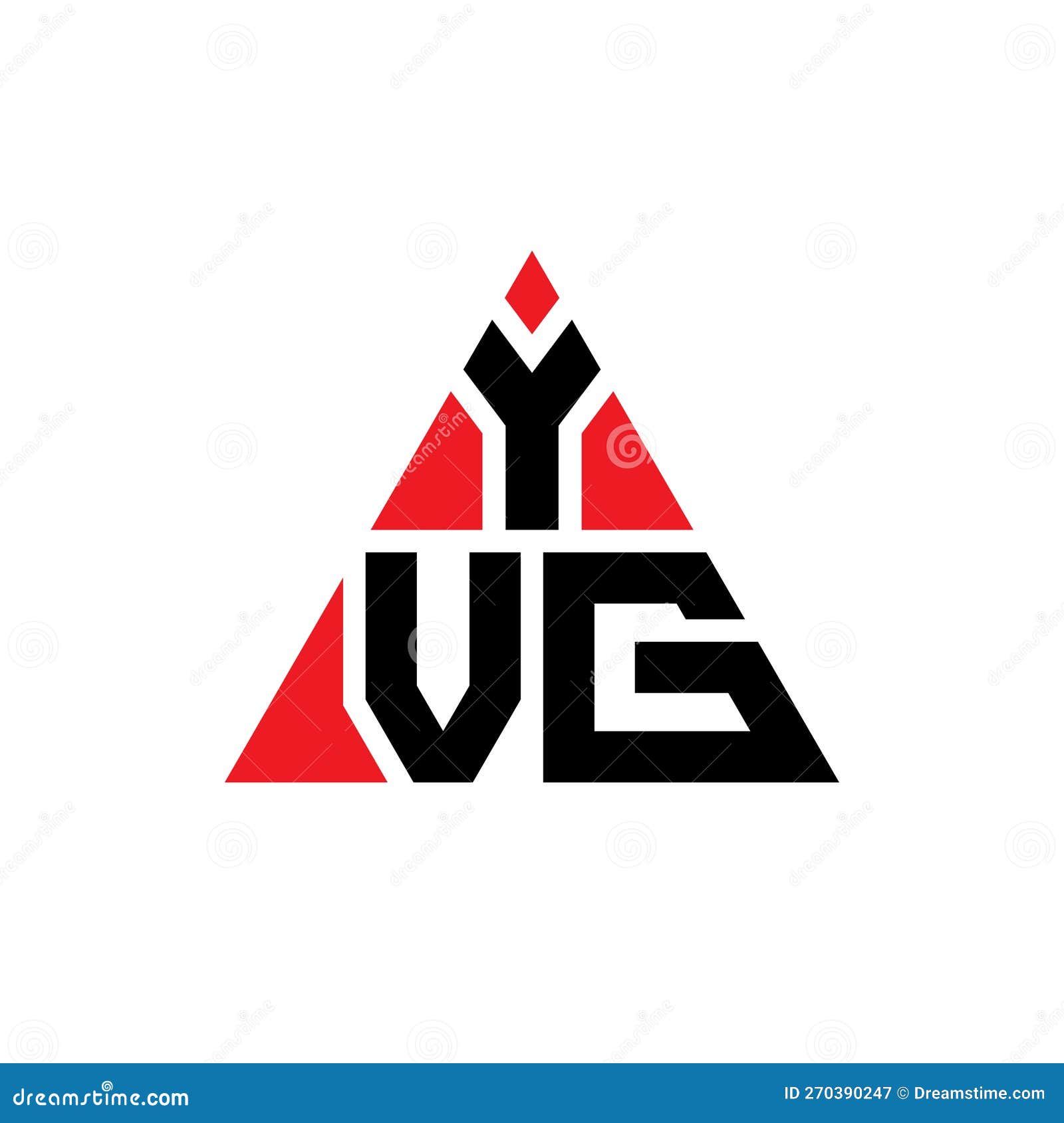 YVG Triangle Letter Logo Design with Triangle Shape. YVG Triangle Logo ...