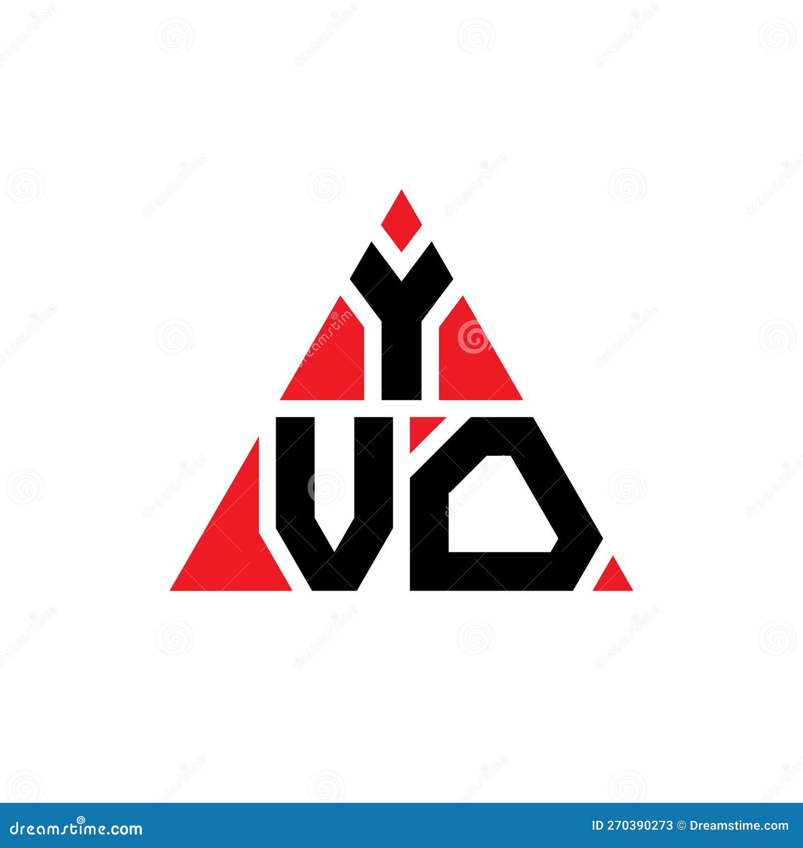 YVO Triangle Letter Logo Design with Triangle Shape. YVO Triangle Logo ...
