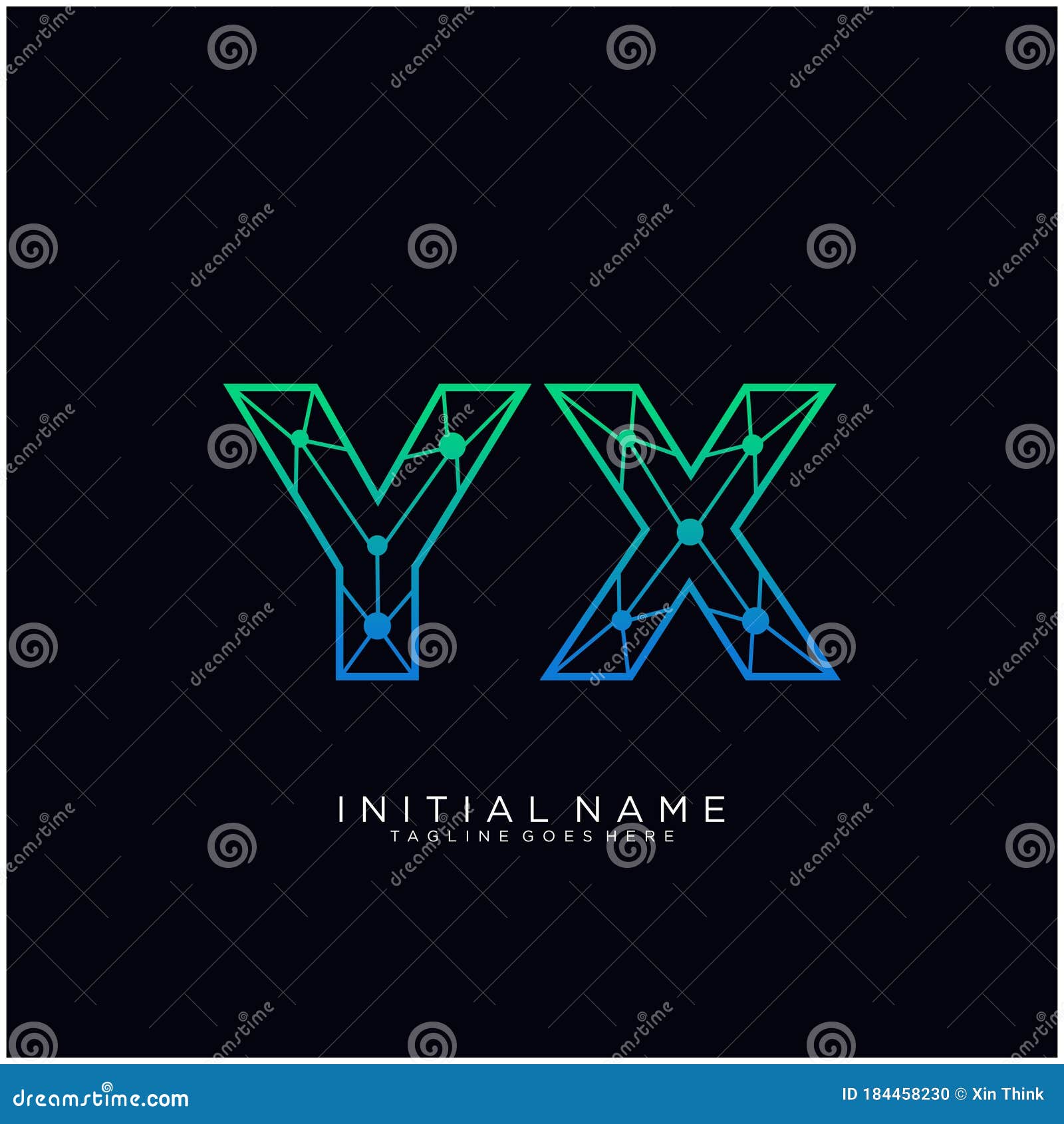 YX Letter Logo Icon Design Template Elements Stock Vector ...