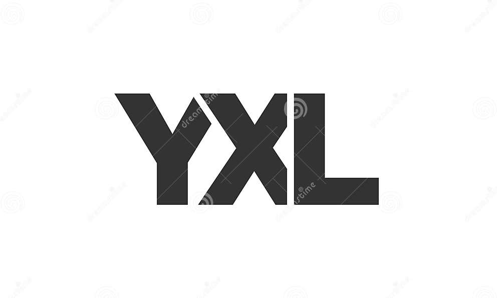 YXL Logo Design Template with Strong and Modern Bold Text. Initial ...