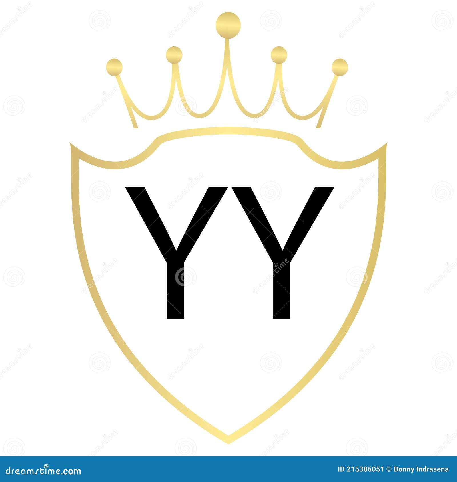 YY Letter Logo Design with Simple Style Stock Vector - Illustration of ...