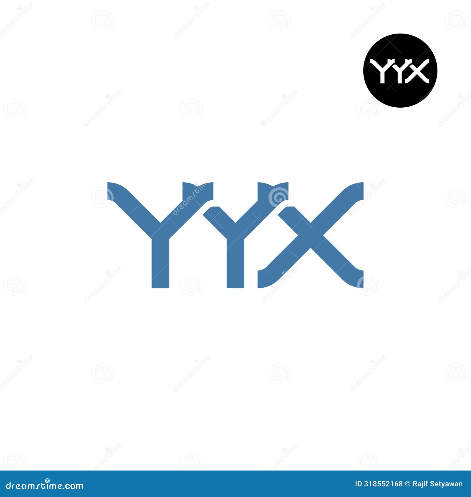 YYX Logo Letter Monogram Design Stock Illustration - Illustration of ...