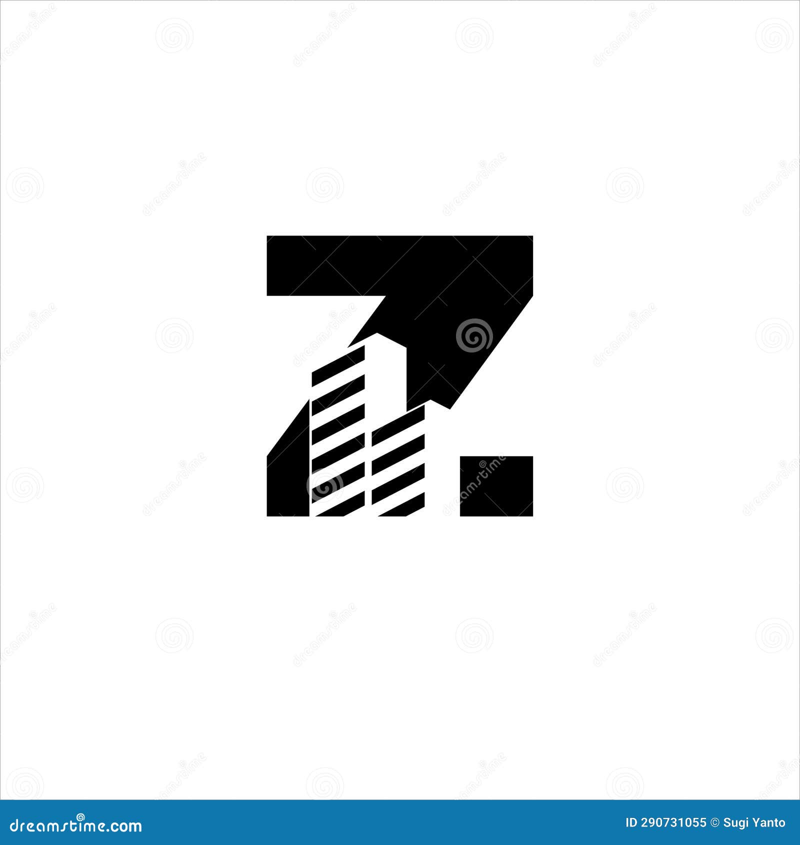 Z Initial Building Logo Design Vector Symbol Graphic Stock Vector ...