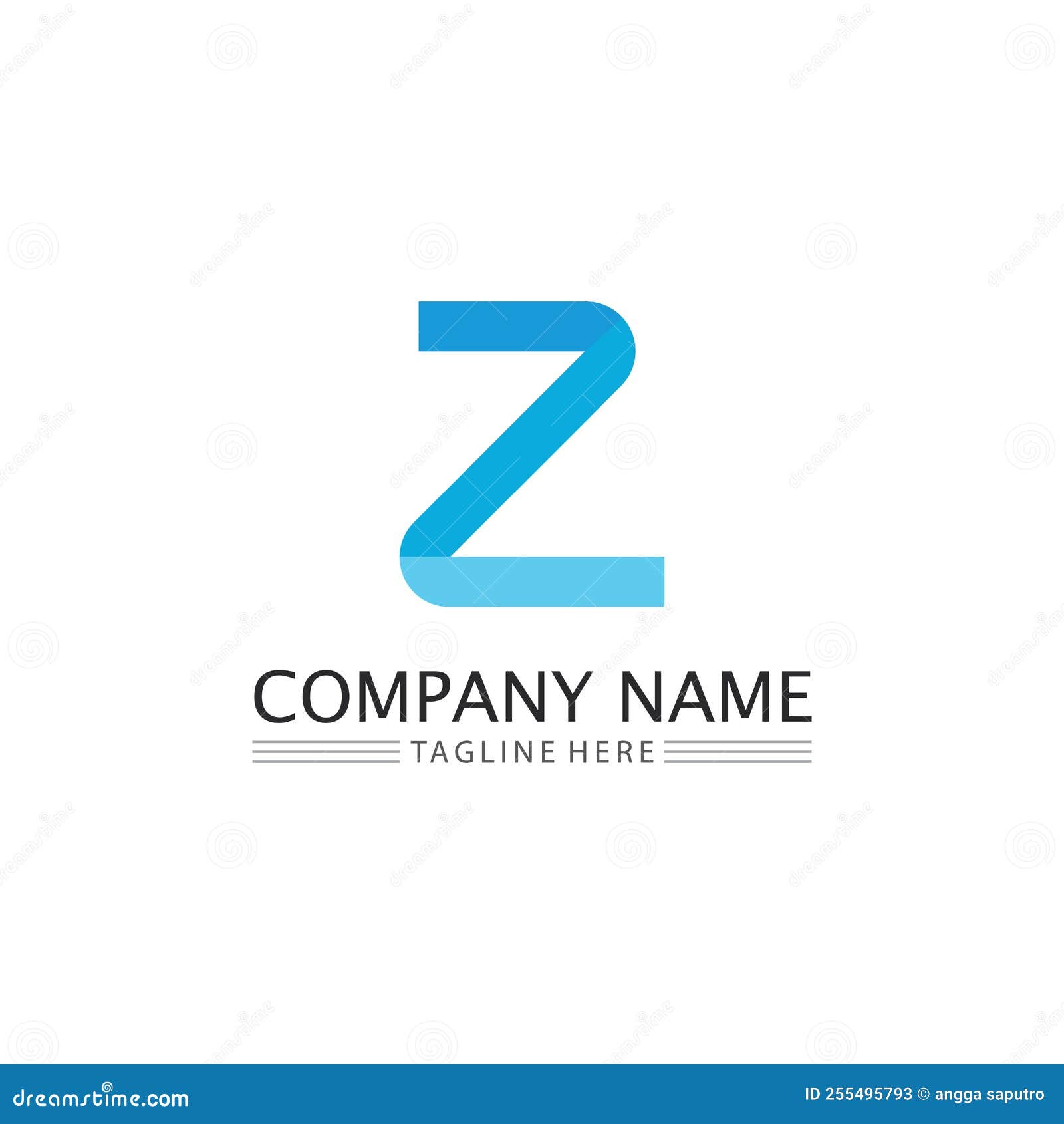 Z Letter and Font Z Logo Design Vector Identity Illustration Stock ...