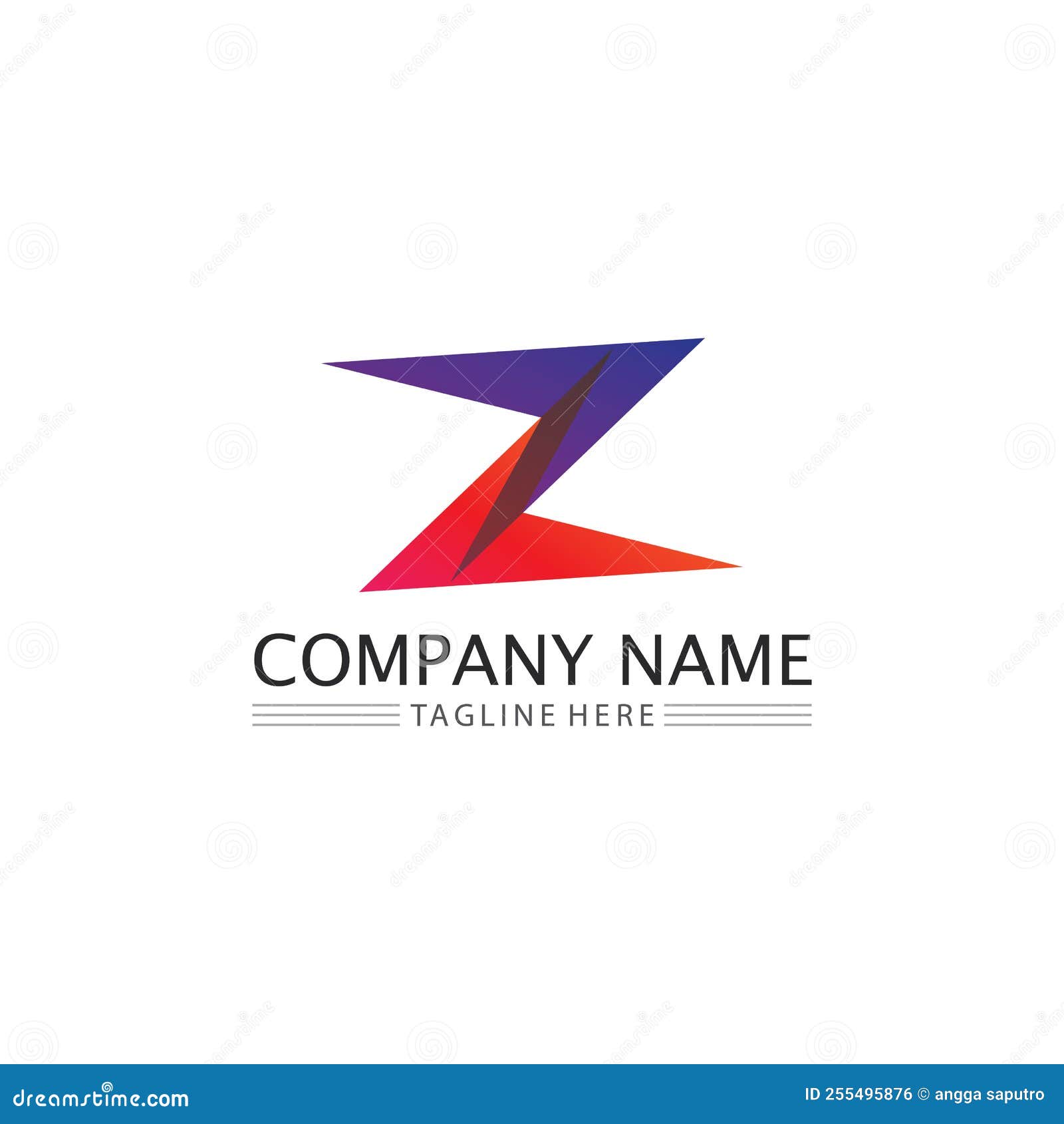 Z Letter and Font Z Logo Design Vector Identity Illustration Stock ...