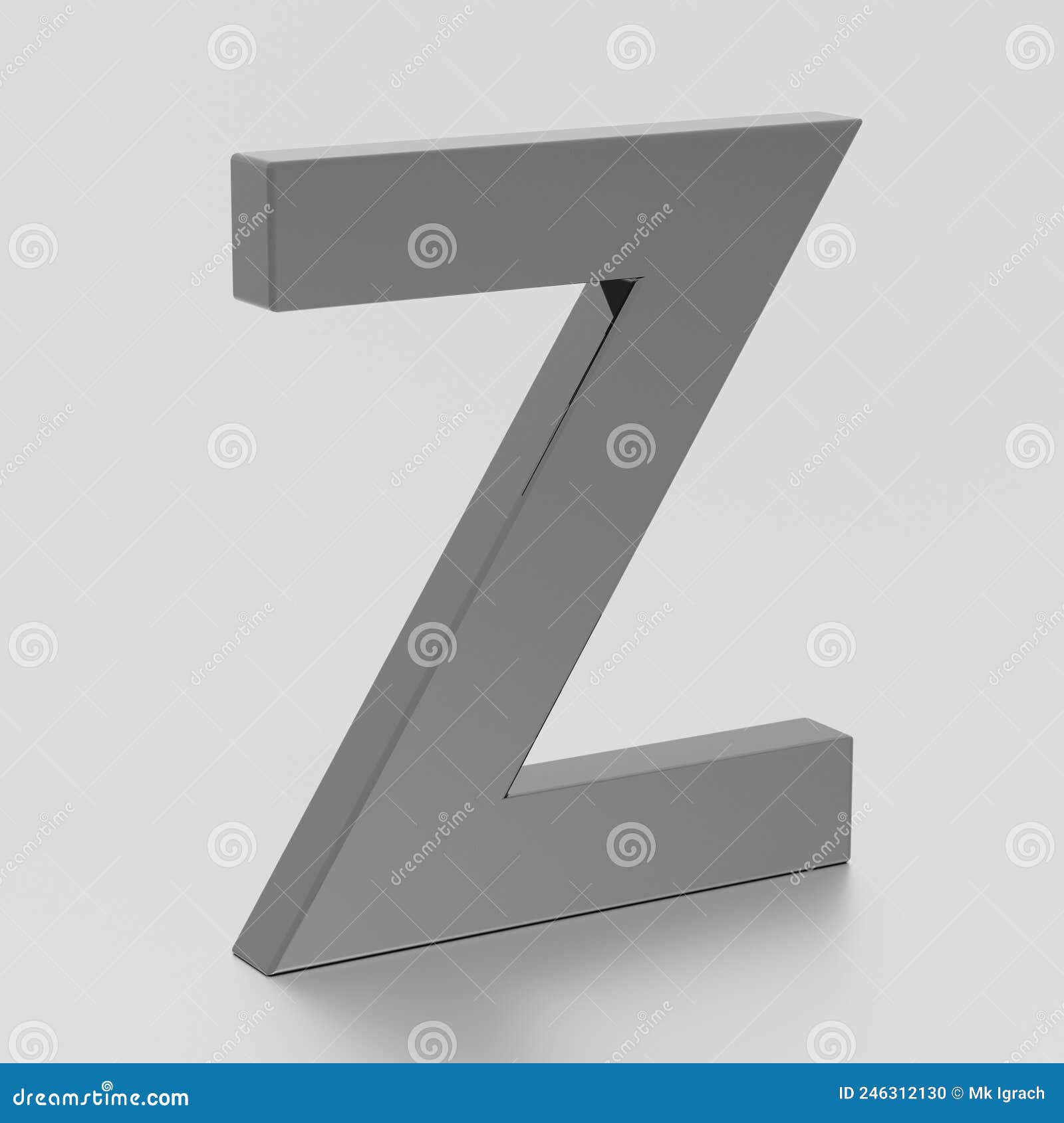Z Letter Render stock illustration. Illustration of furniture - 246312130