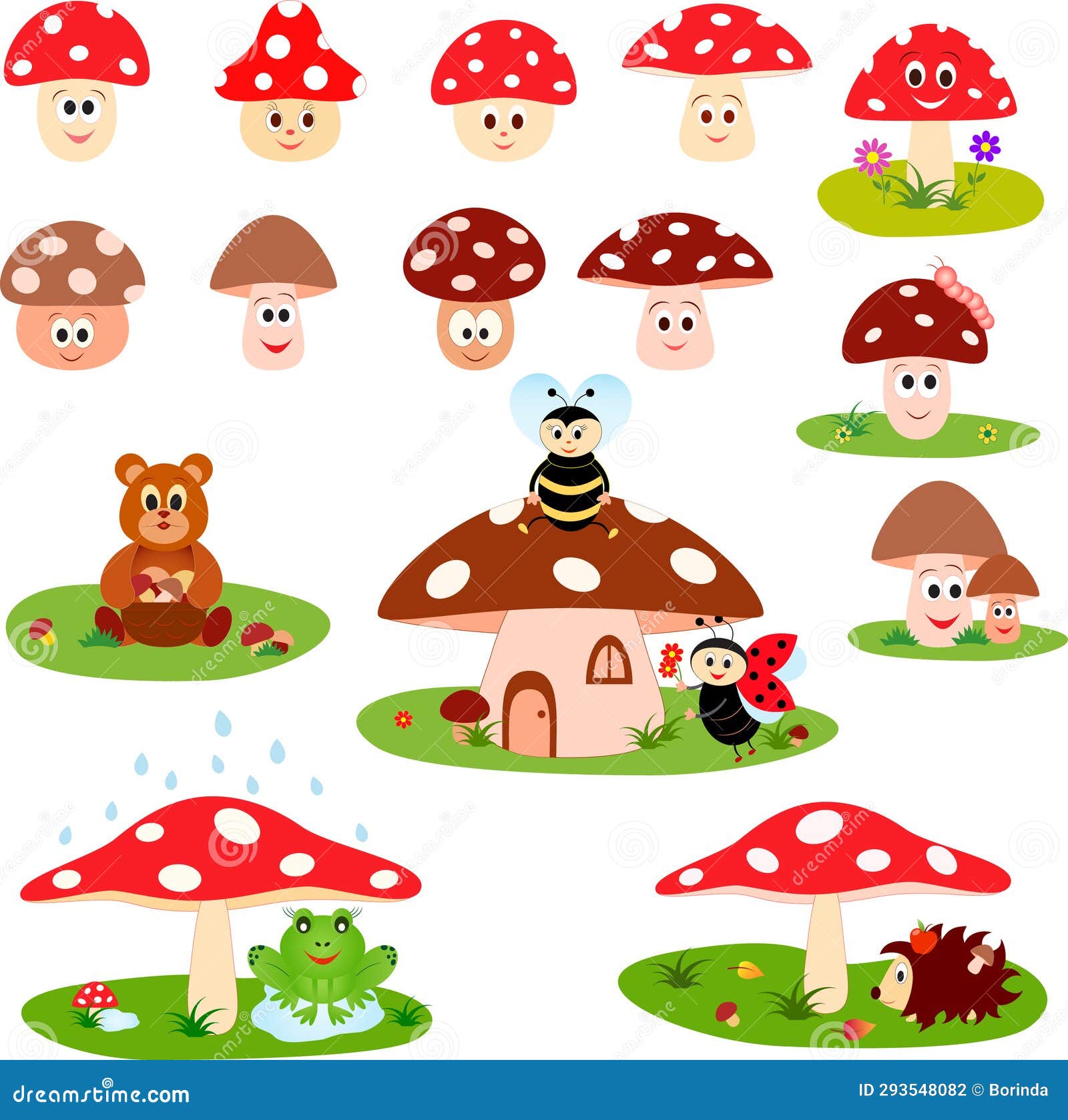 Mushroom Cartoons | CartoonDealer.com #24914019