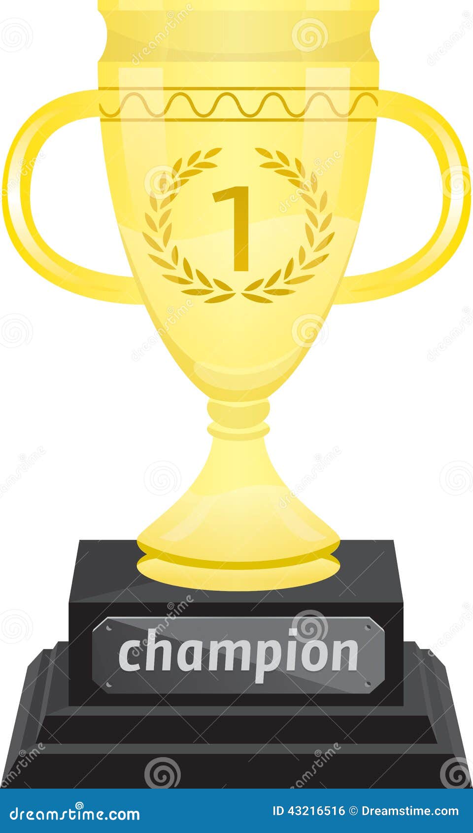 Złoty puchar zdjęcie stock. Obraz złożonej z trofeum - 43216516