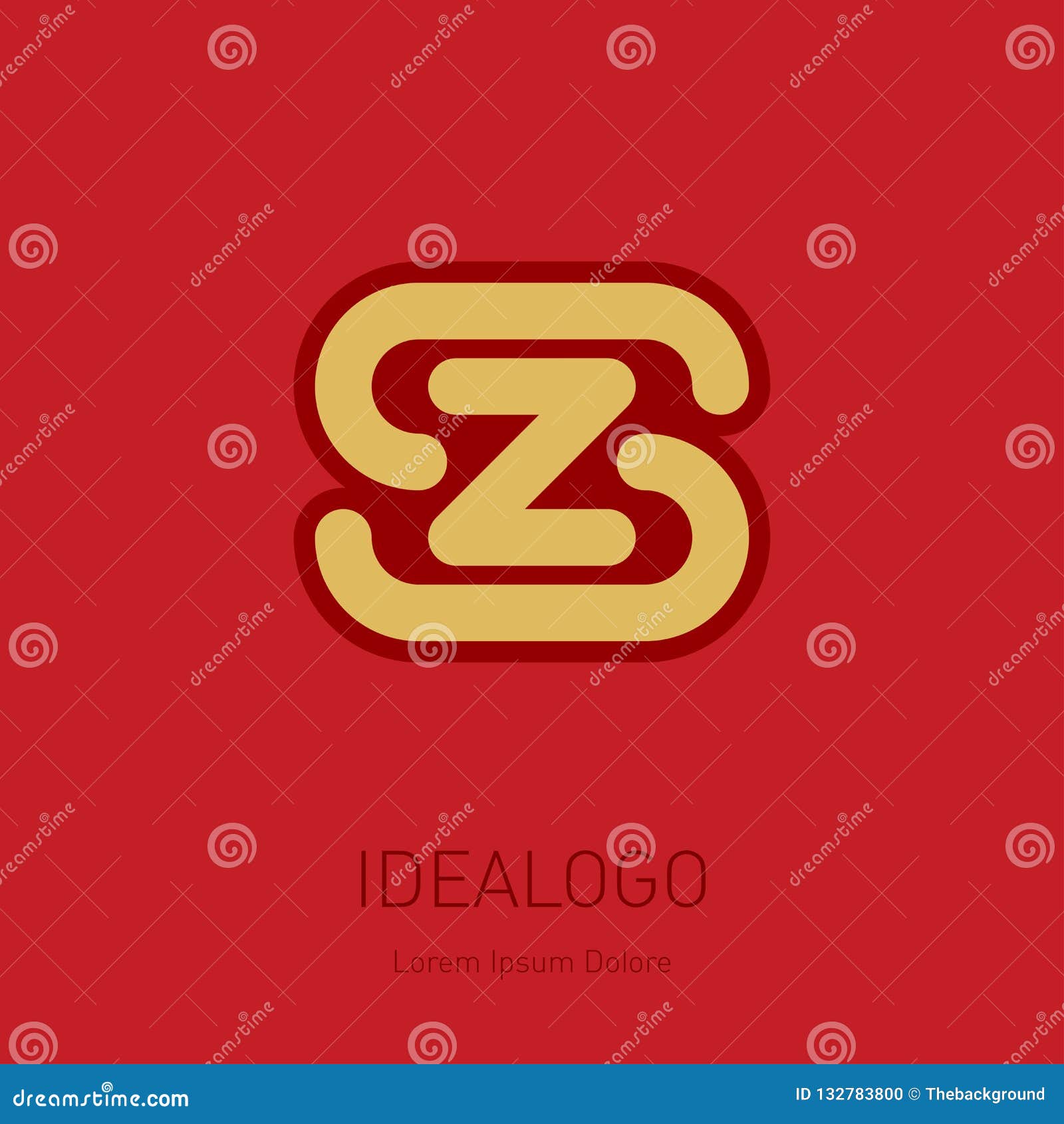 Z and S Initial Logo. ZS - Vector Design Element or Icon. Initial ...