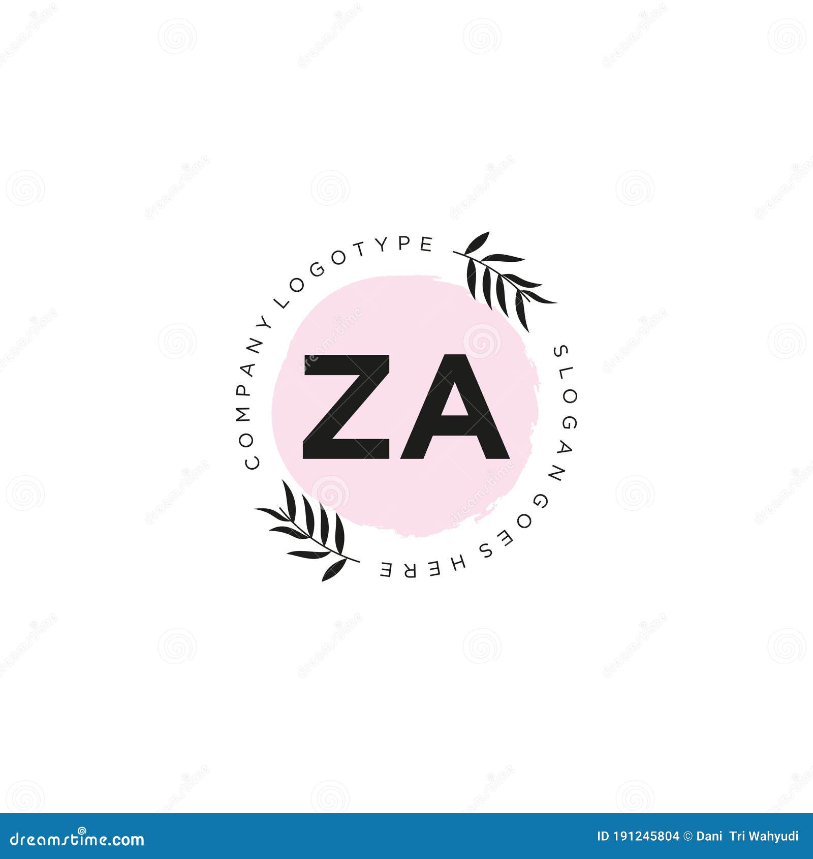 ZA Letter Logo Icon Design Template Elements Stock Vector ...
