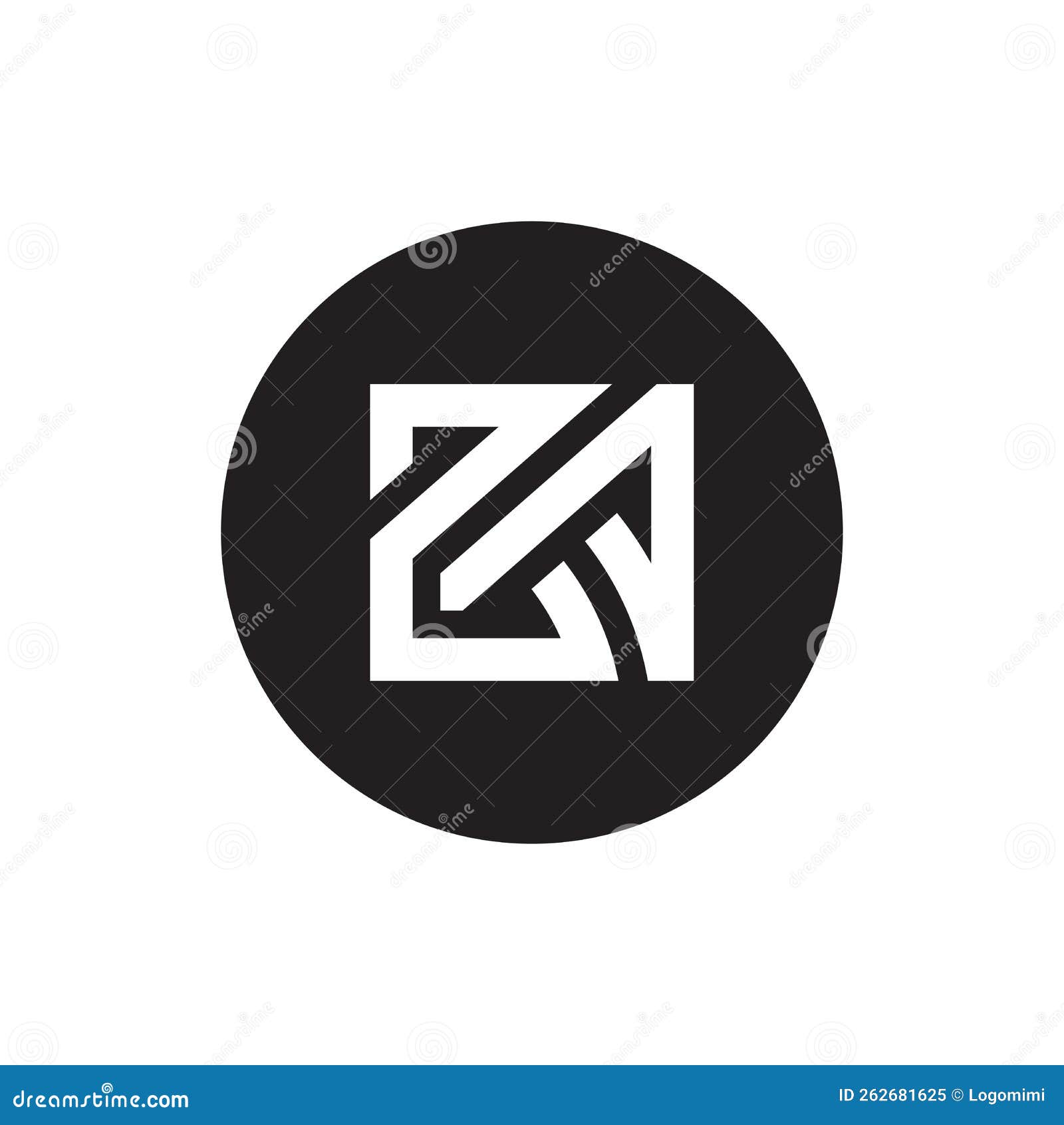 ZA Logo Design Template, ZA Monogram Logo Icon Stock Vector ...