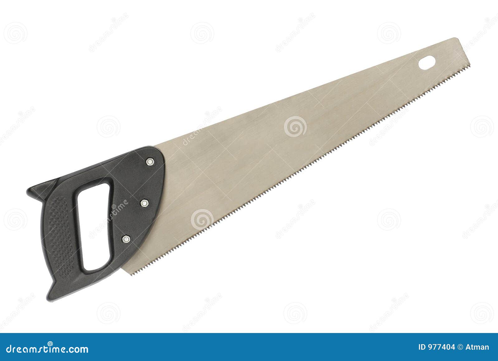 Zaag stock foto. Image of besnoeiing, geïsoleerd, zaag - 977404
