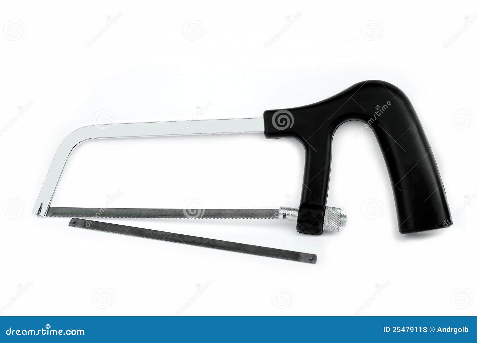 Zaag op metaal stock foto. Image of handvat, handzaag - 25479118