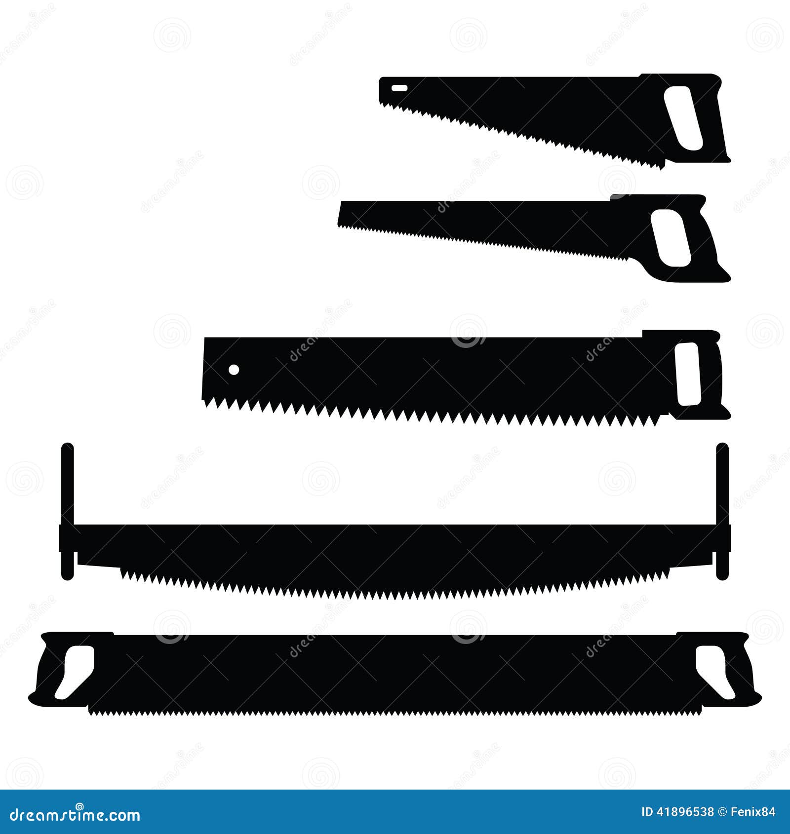 Zaagsilhouet vector illustratie. Illustration of zwaar - 41896538