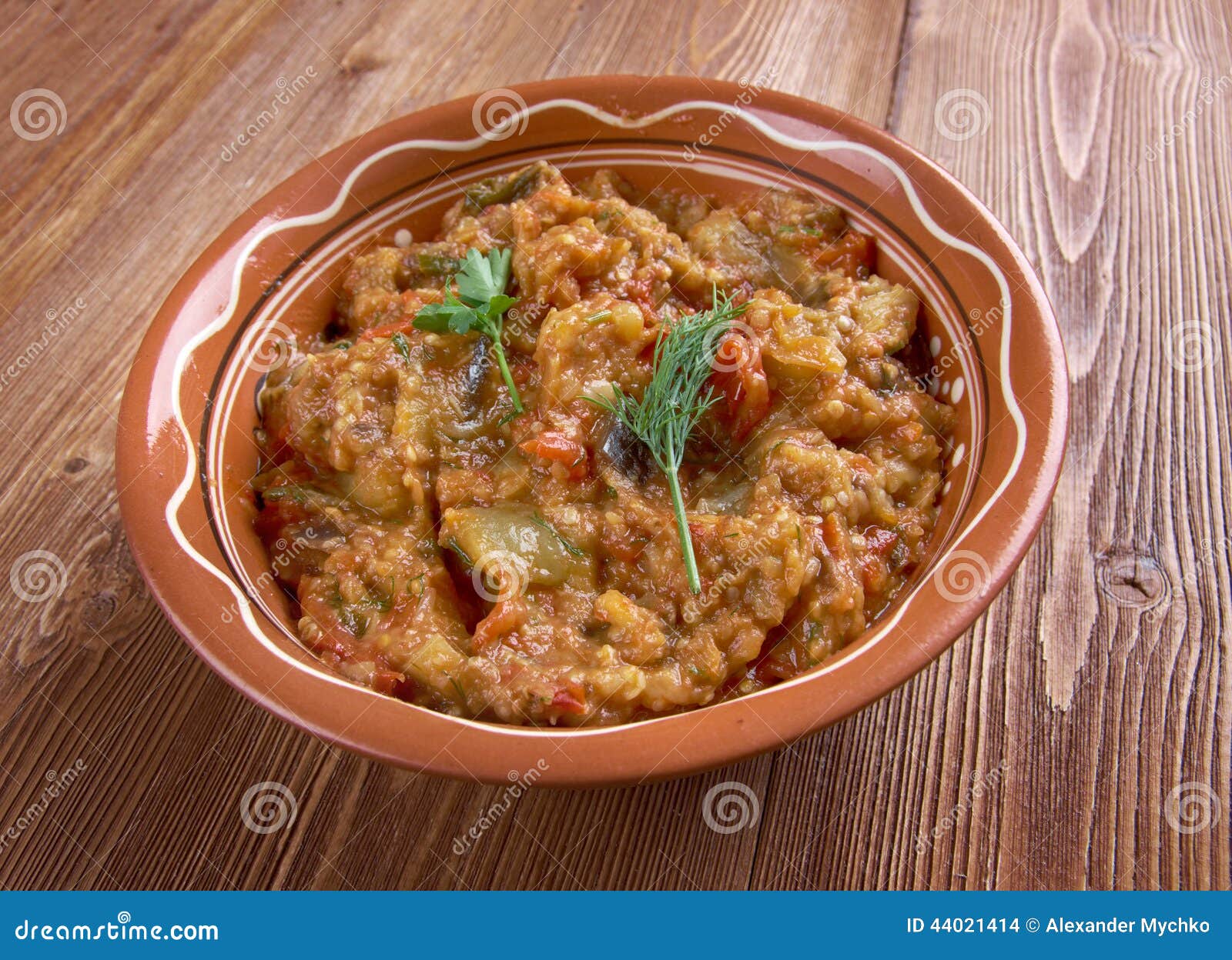 Zaalouk stock photo. Image of aubergine, lunch, appetizer - 44021414