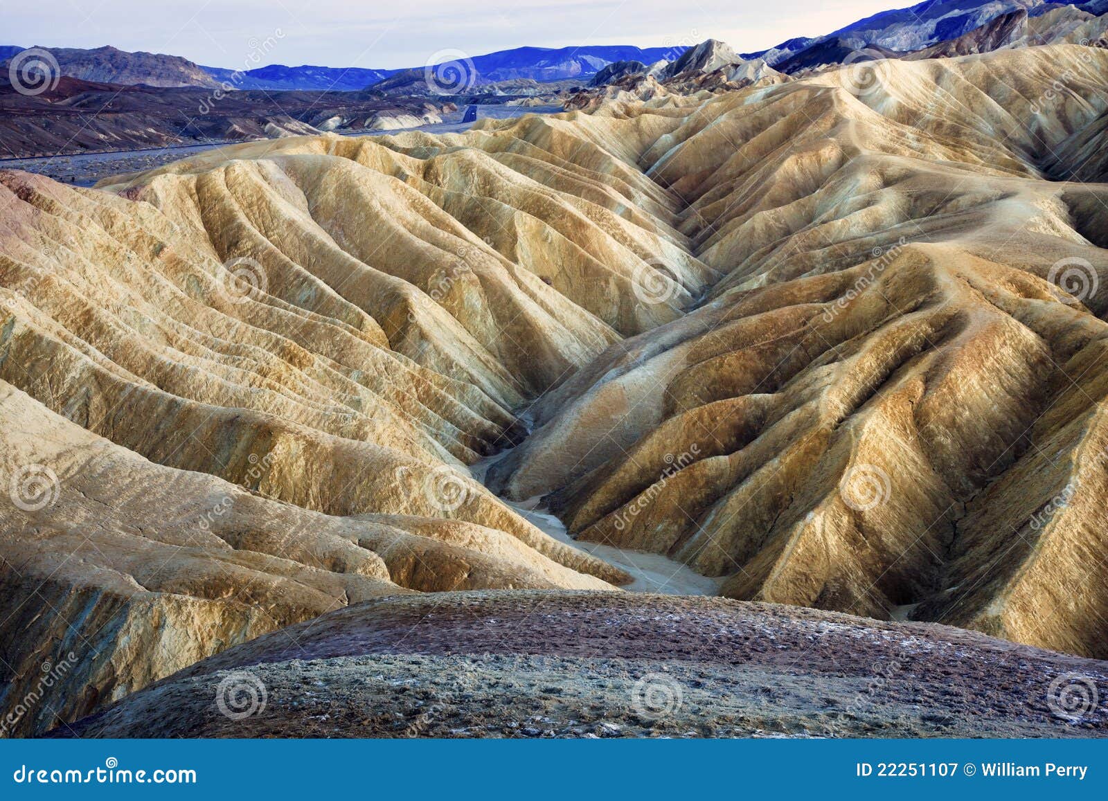 Zabruski Point Death Valley National Park Stock Image - Image of ...