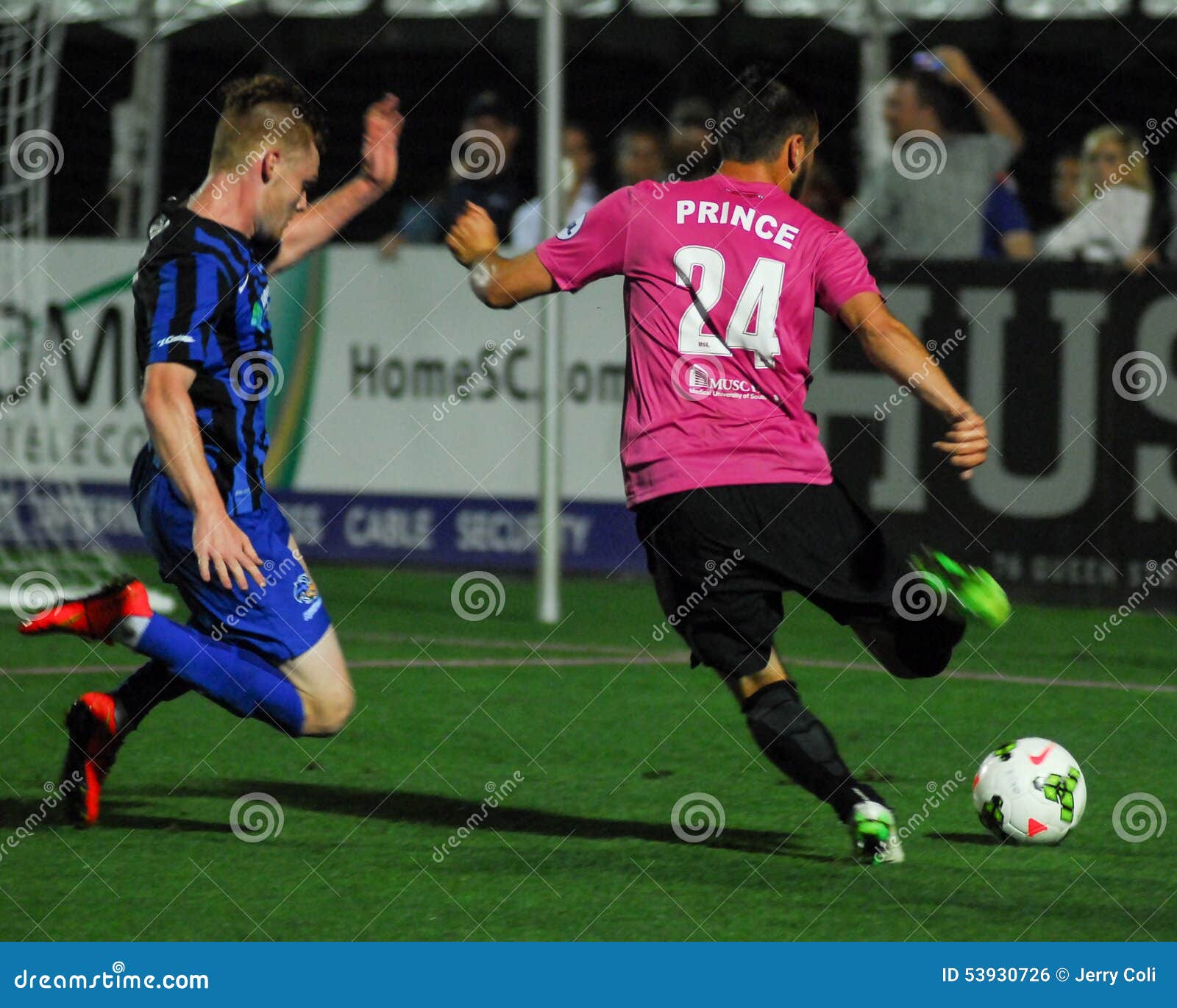 Zach Prince, Midfielder, Charleston Battery Editorial Photo - Image of ...