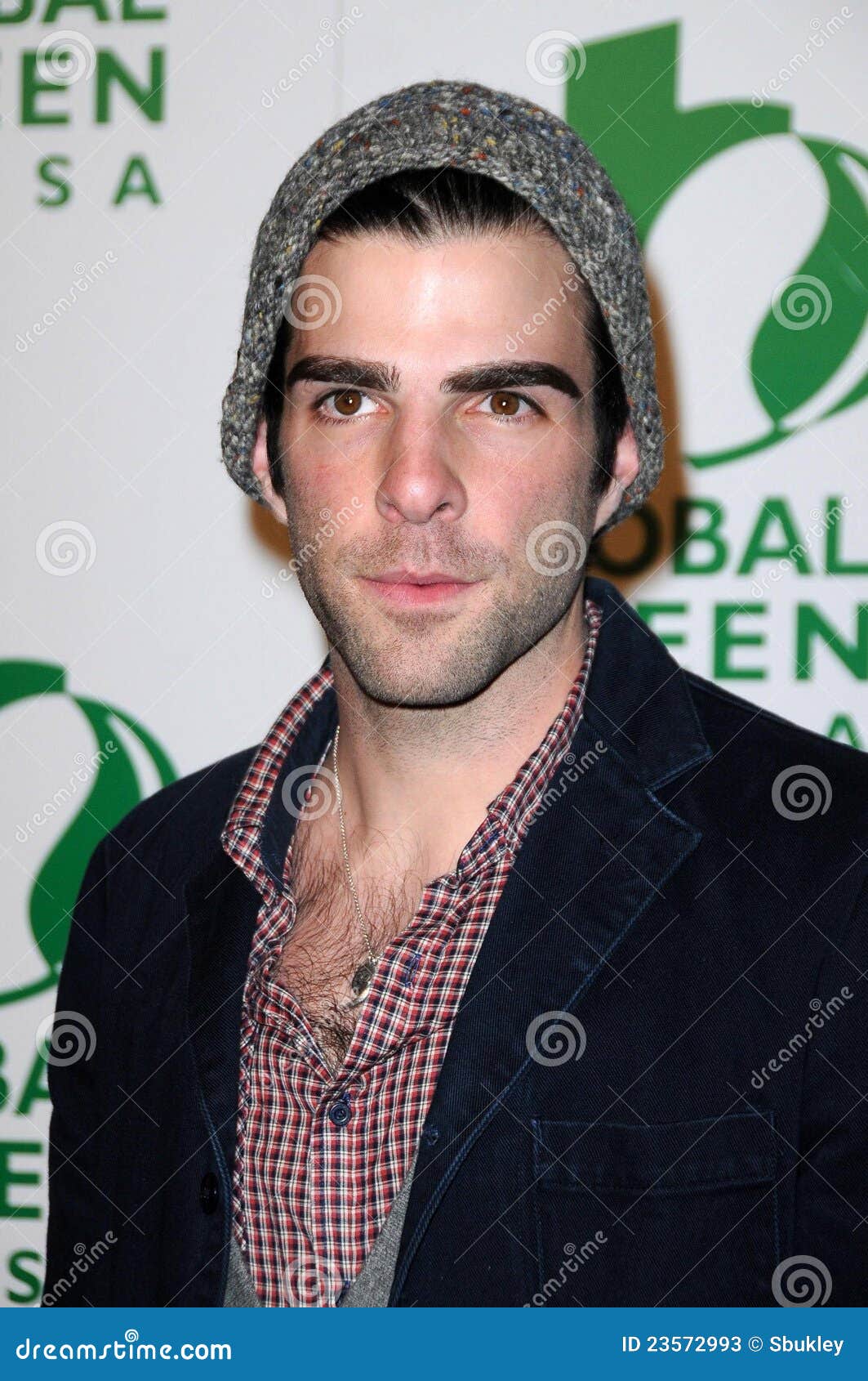Zachary Quinto editorial stock photo. Image of green - 23572993