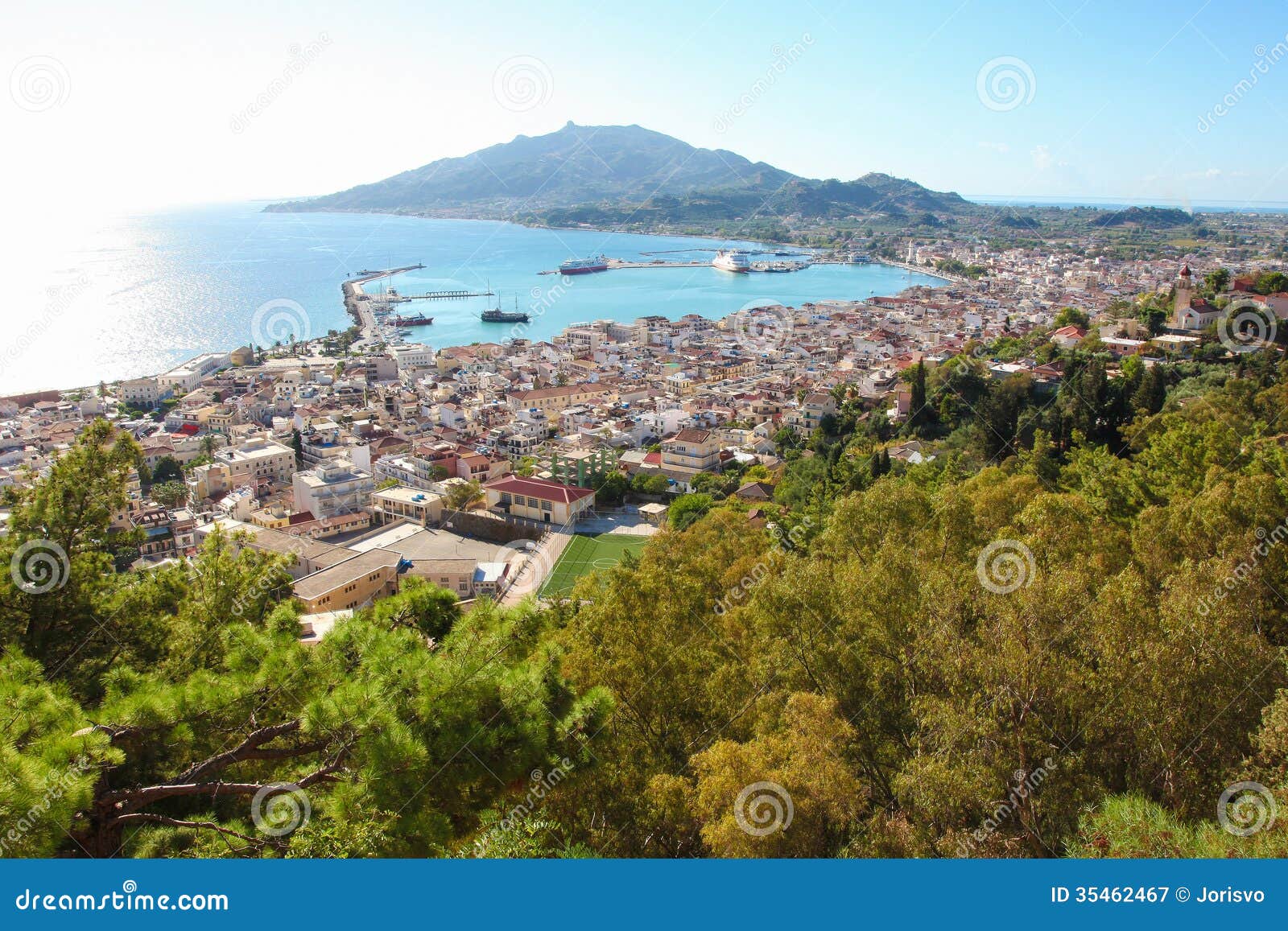 Zacinto immagine stock. Immagine di ionico, europa, europeo - 35462467