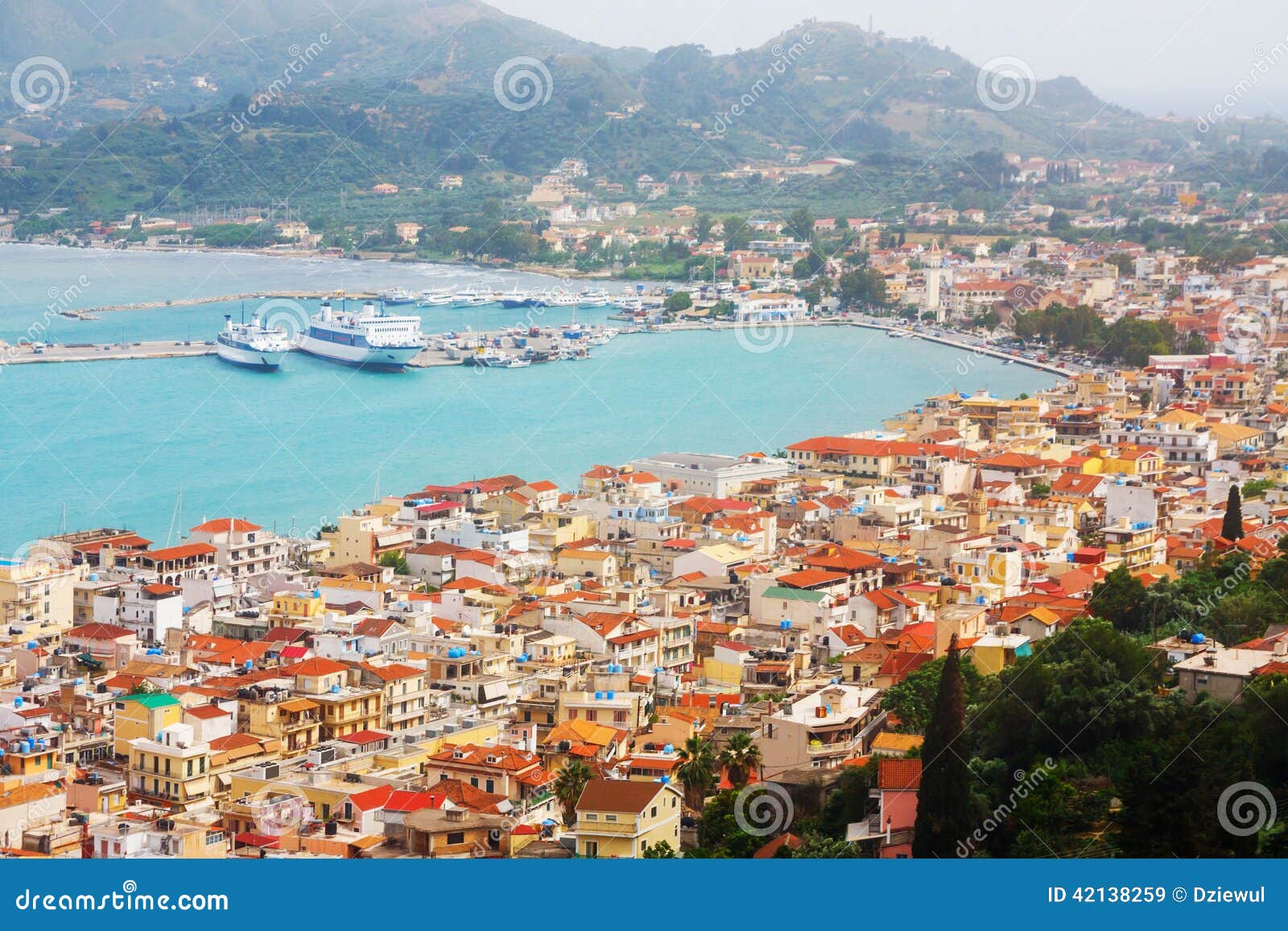 Zacinto, Grecia immagine stock. Immagine di greco, riviera - 42138259